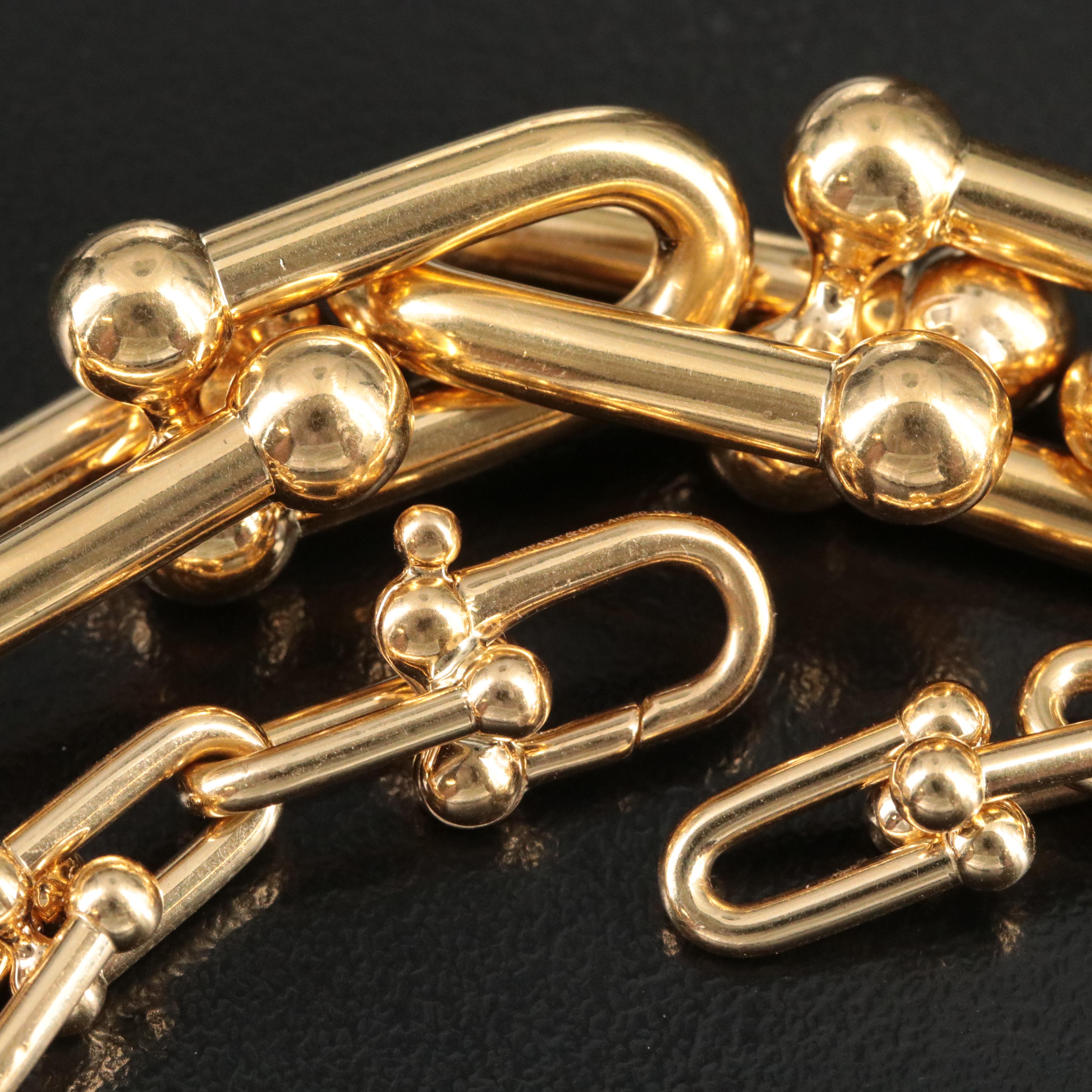 Tiffany & Co. HardWear 18K Graduated Link Necklace | EBTH