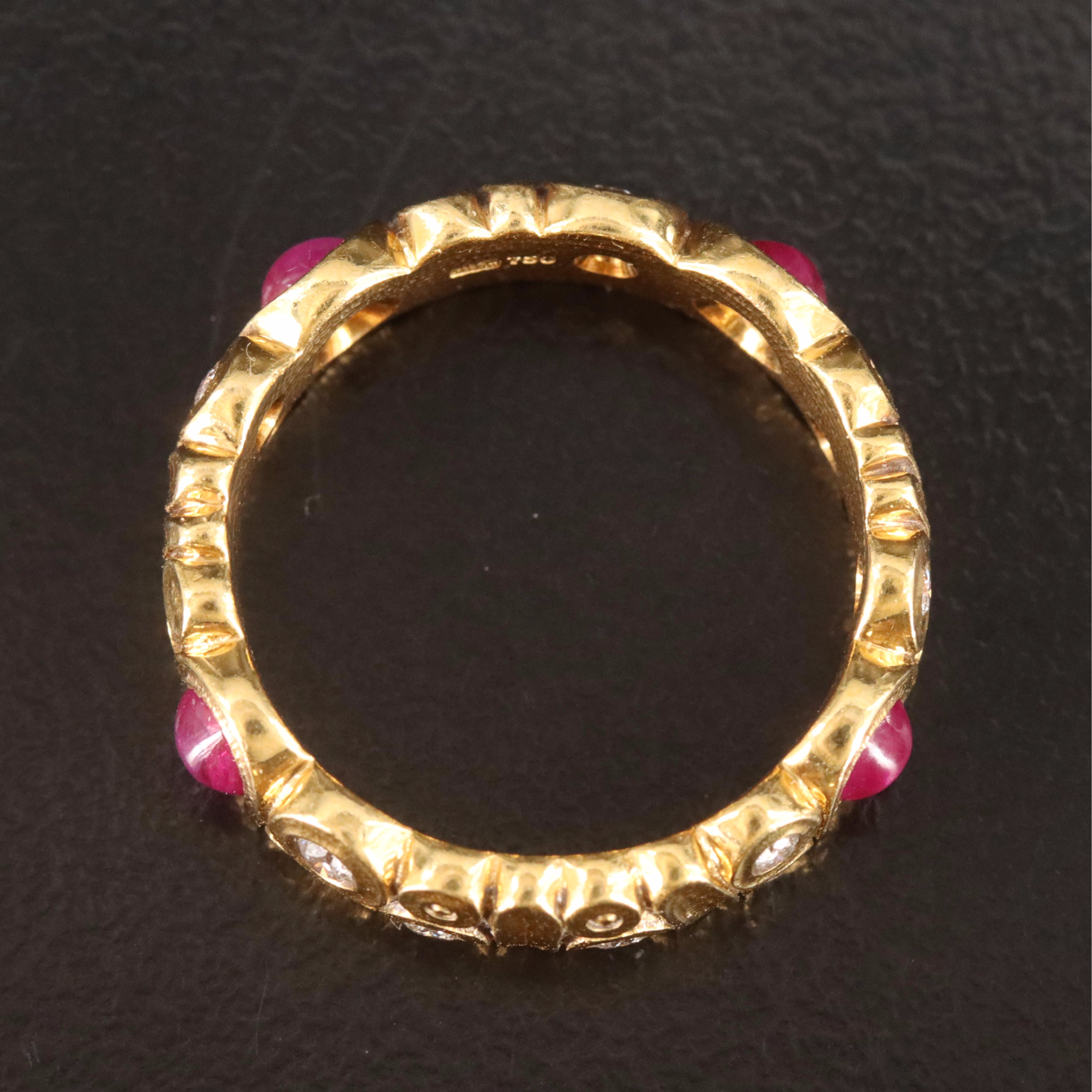 Alex Sepkus 18K Ruby and Diamond Band | EBTH