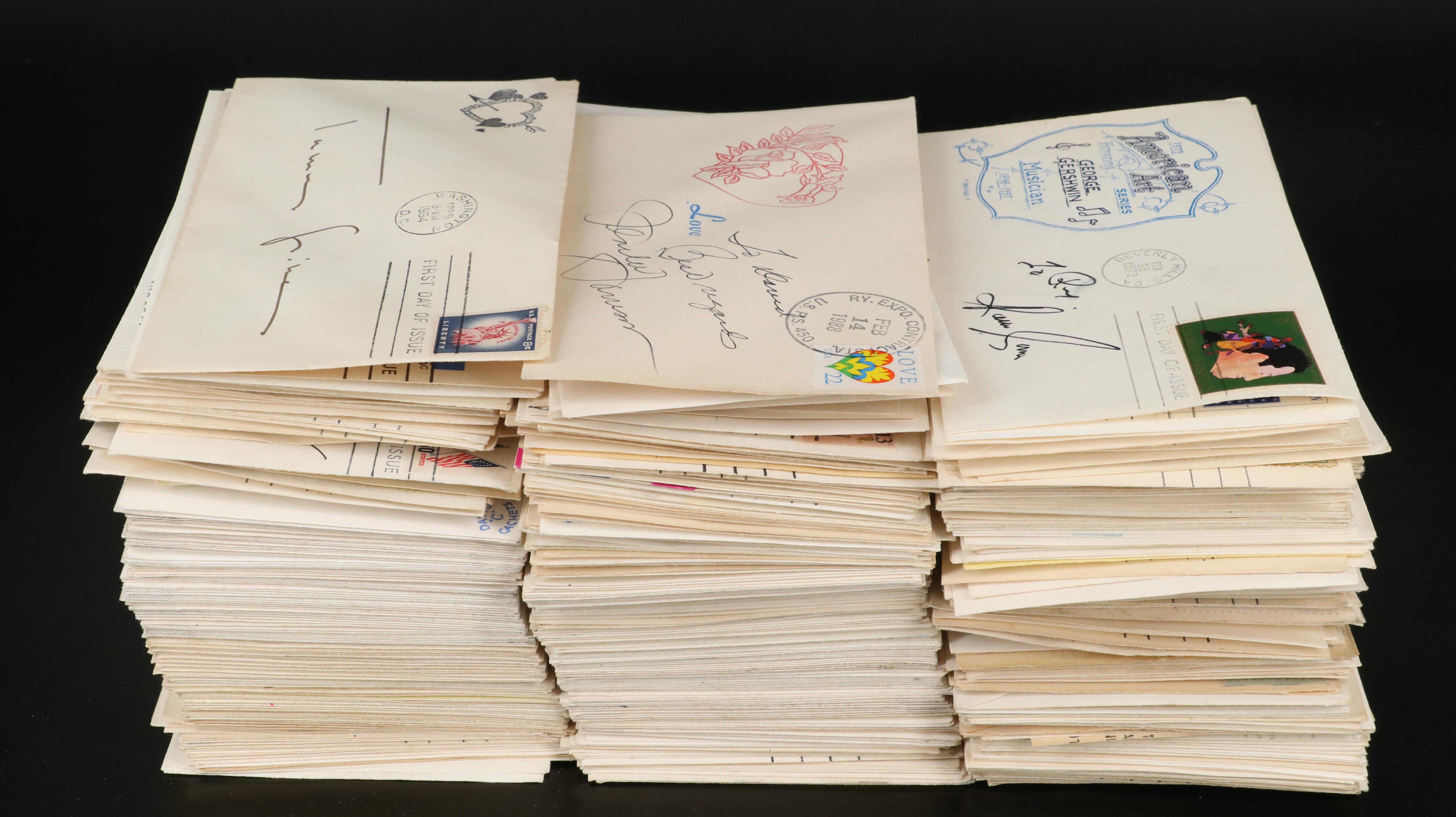 Collection of Over 300 U.S & Foreign First Day Covers With Some David C. Cachets | EBTH