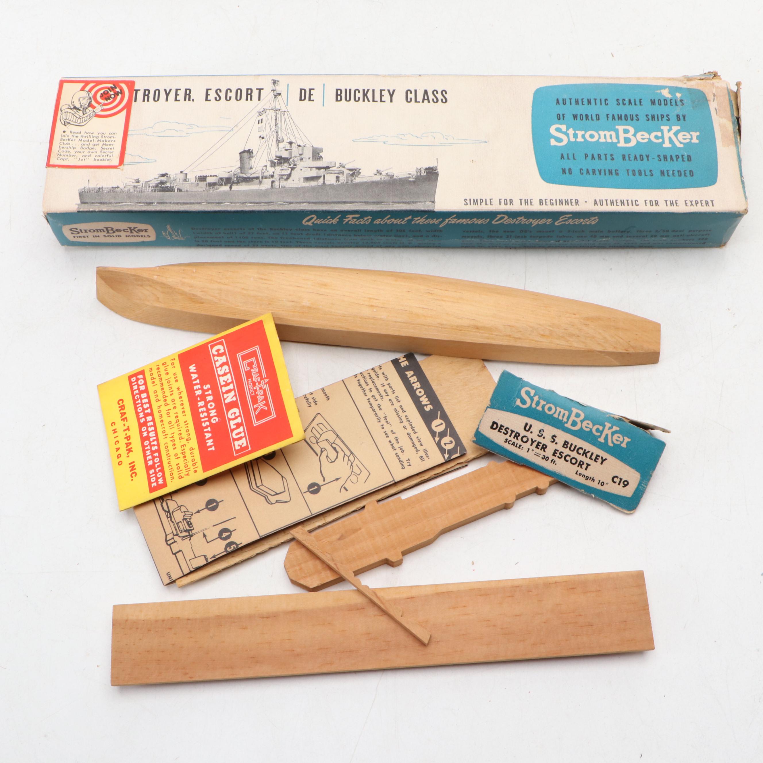 Strombecker "USS Nautilus Submarine" and More Military Ship Models, Mid ...