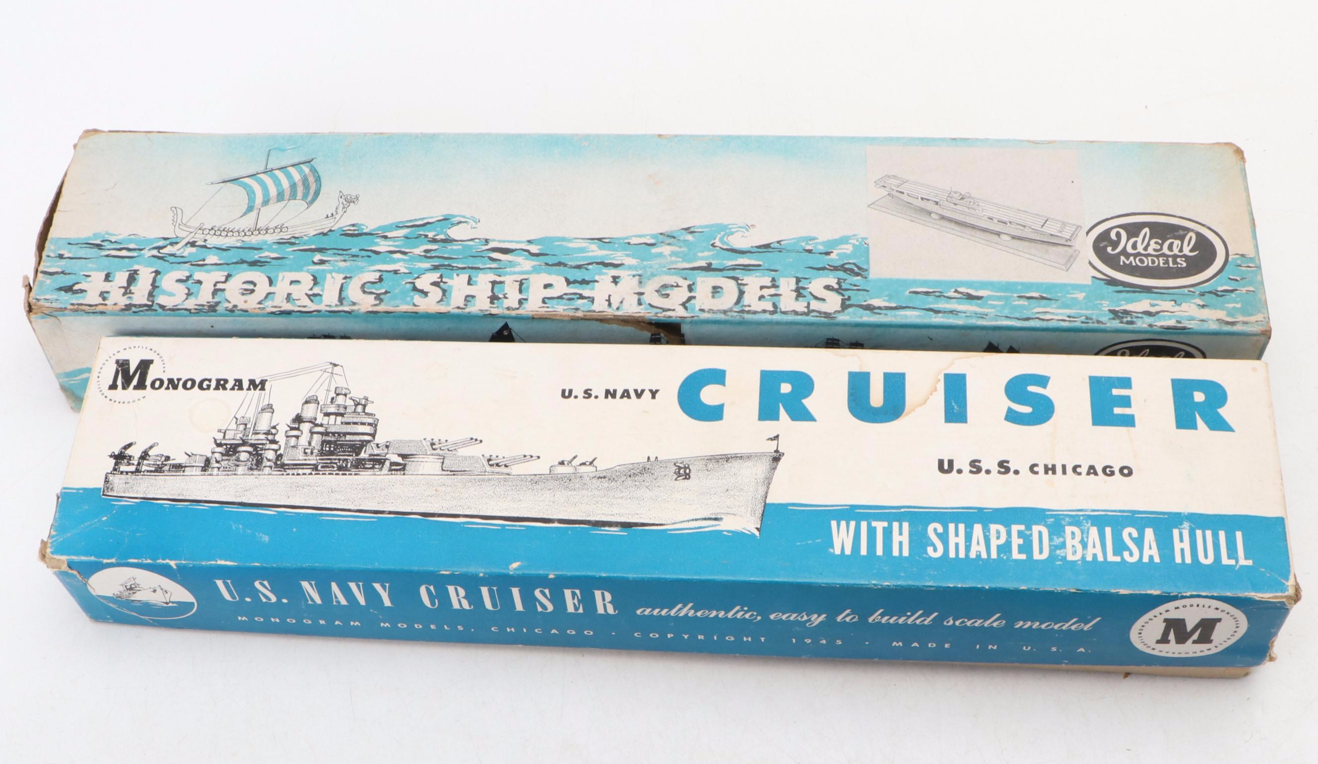 Strombecker "USS Nautilus Submarine" and More Military Ship Models, Mid ...