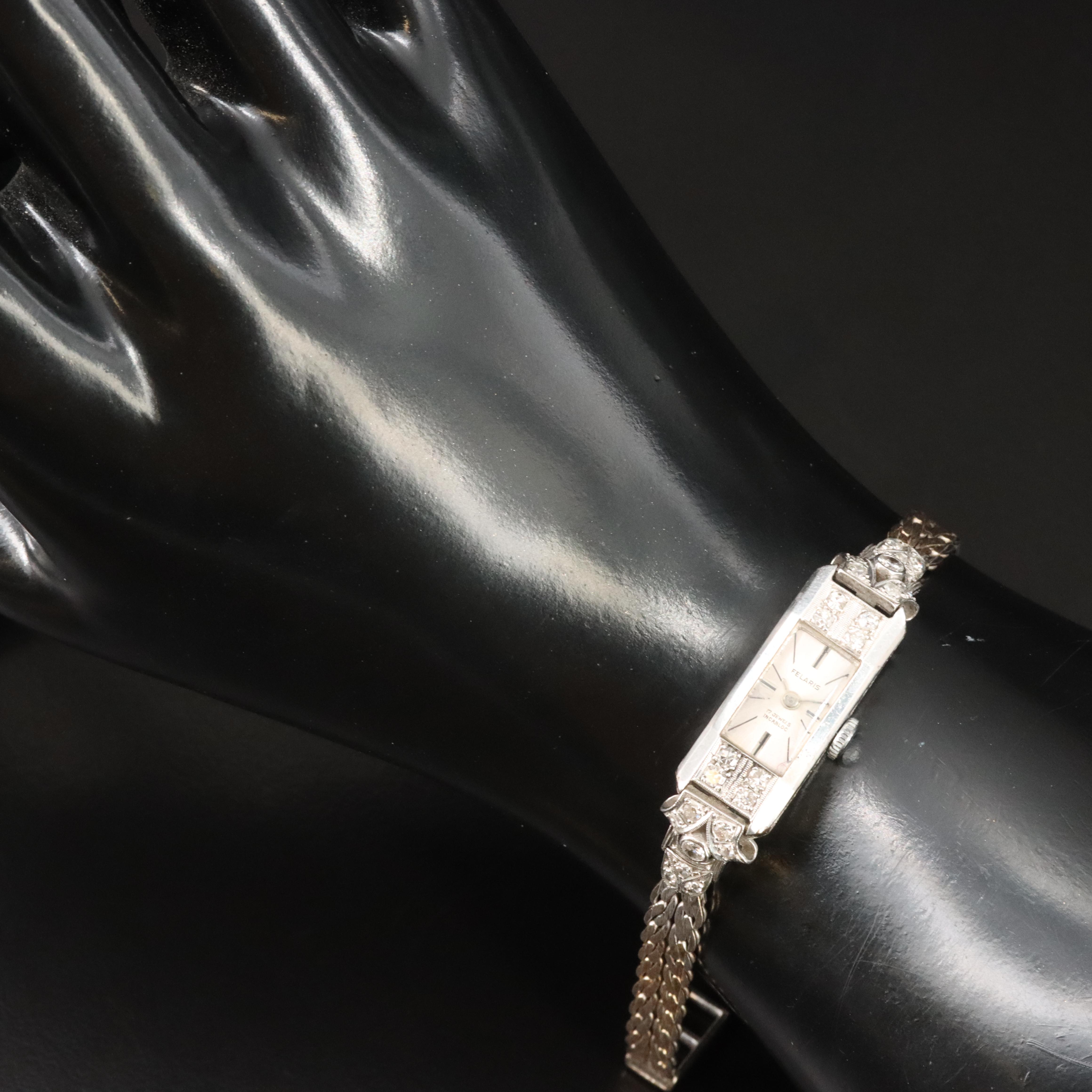 Platinum and 18K Felaris Diamond Watch | EBTH