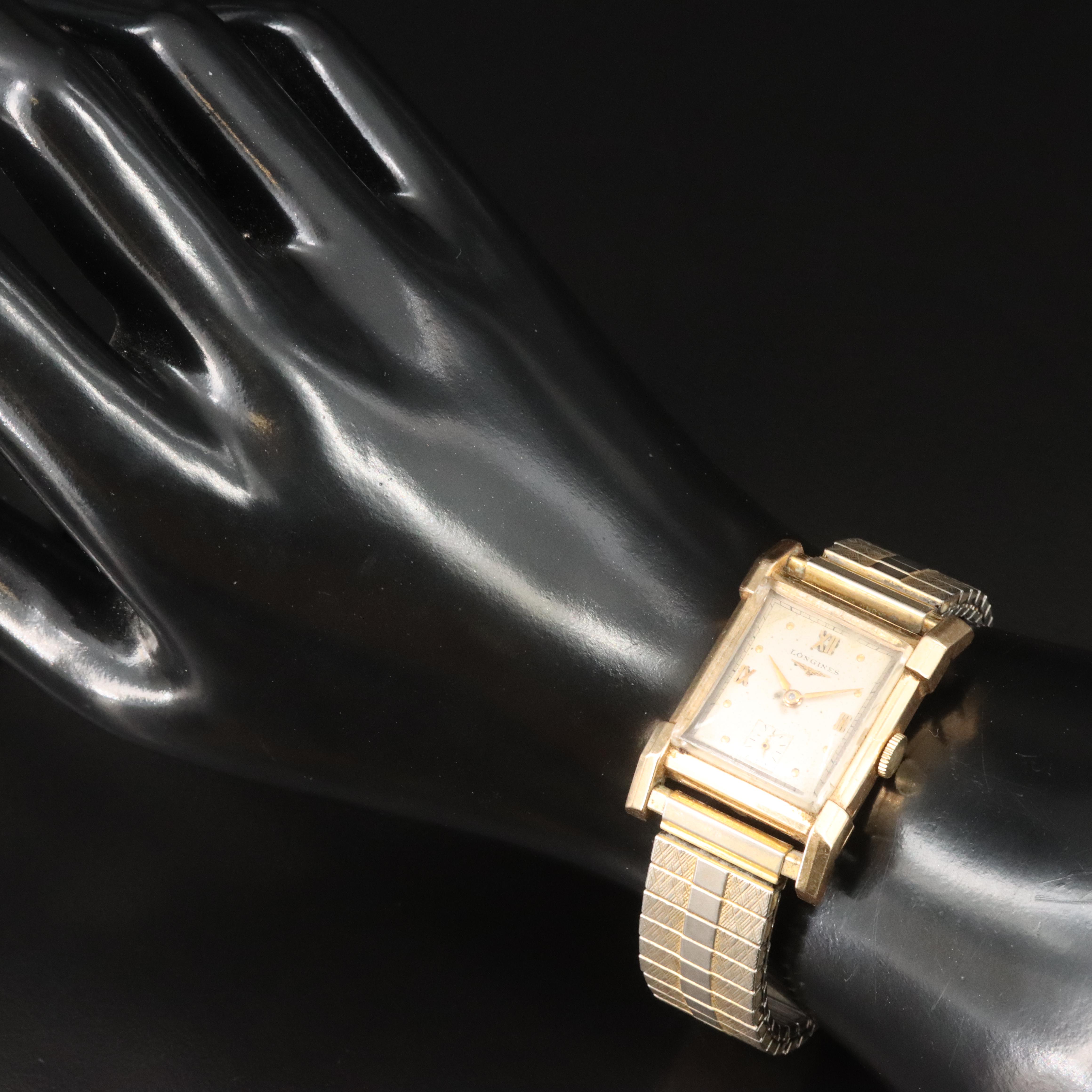 14KT Longines Vintage Stem Wind Watch | EBTH