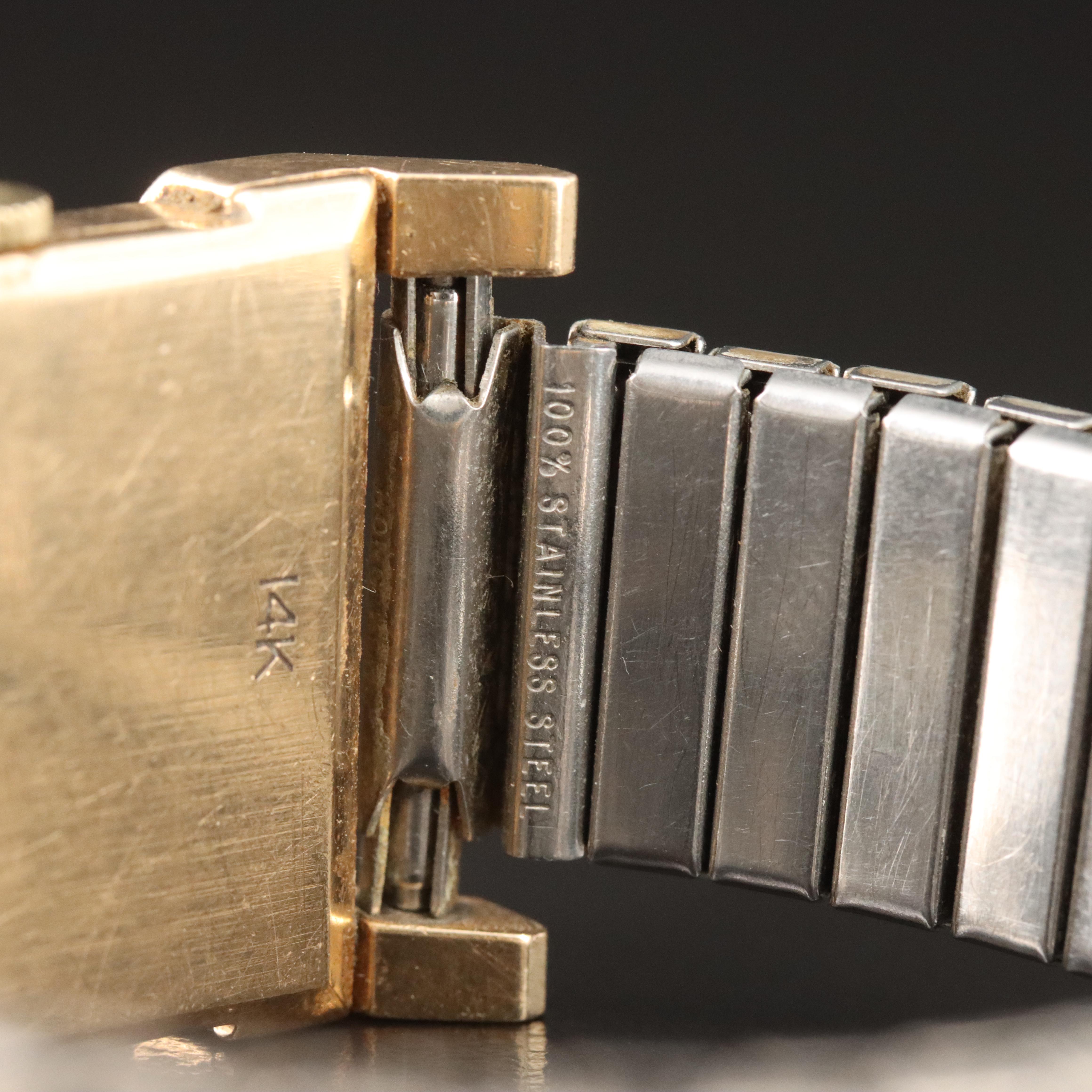 14KT Longines Vintage Stem Wind Watch | EBTH