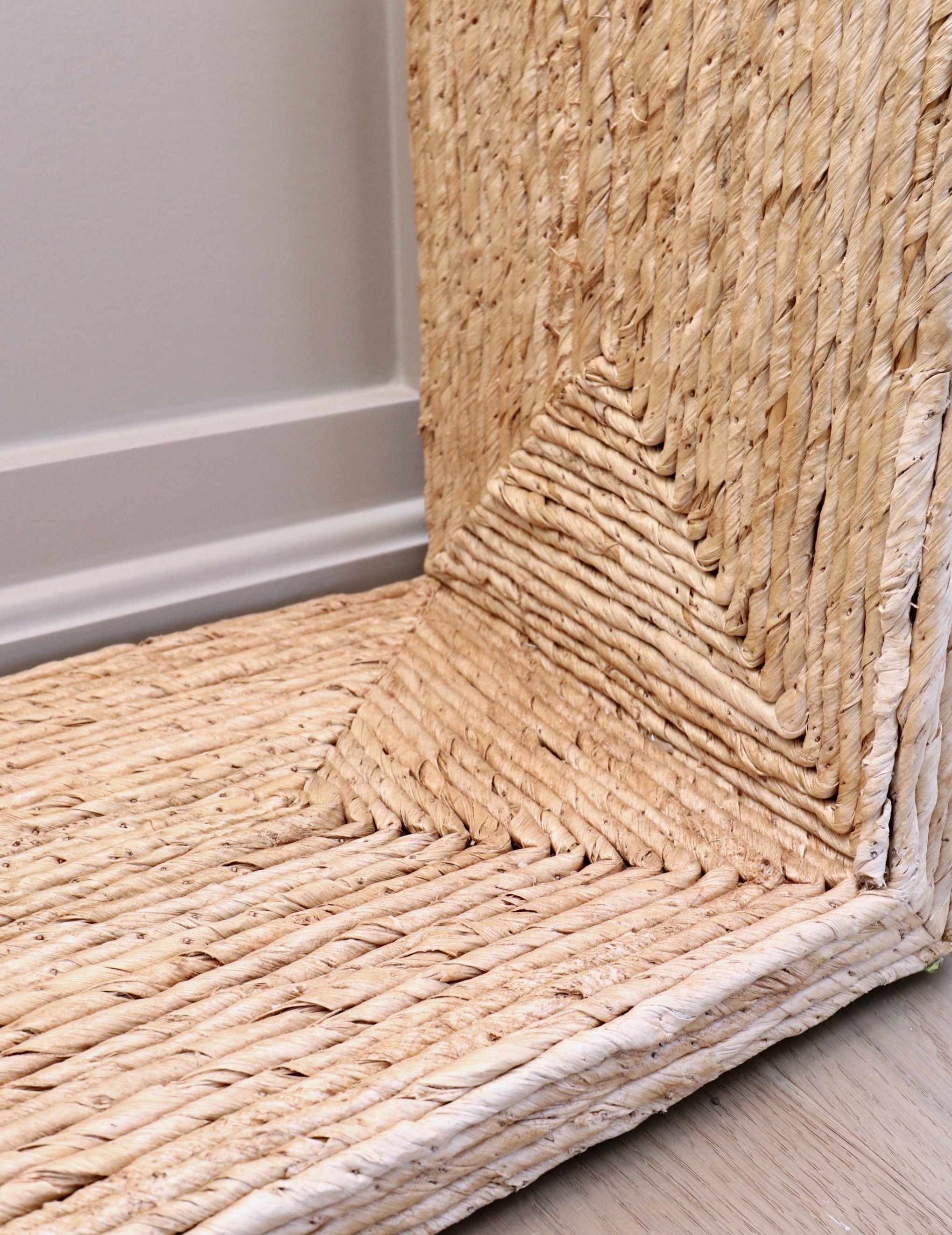 Uttermost "Rora" Woven Coastal Style Console Table | EBTH