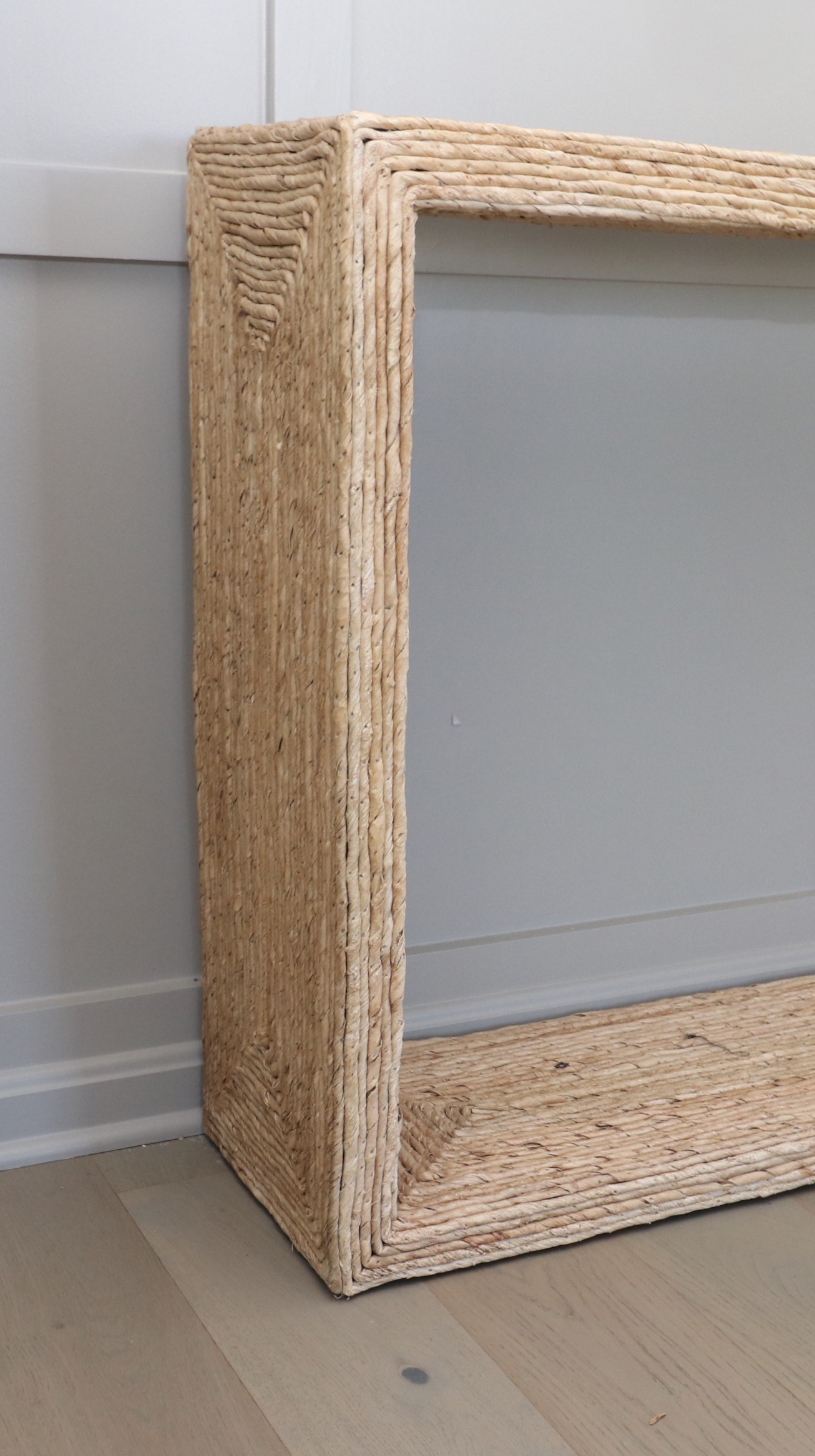 Uttermost "Rora" Woven Coastal Style Console Table | EBTH