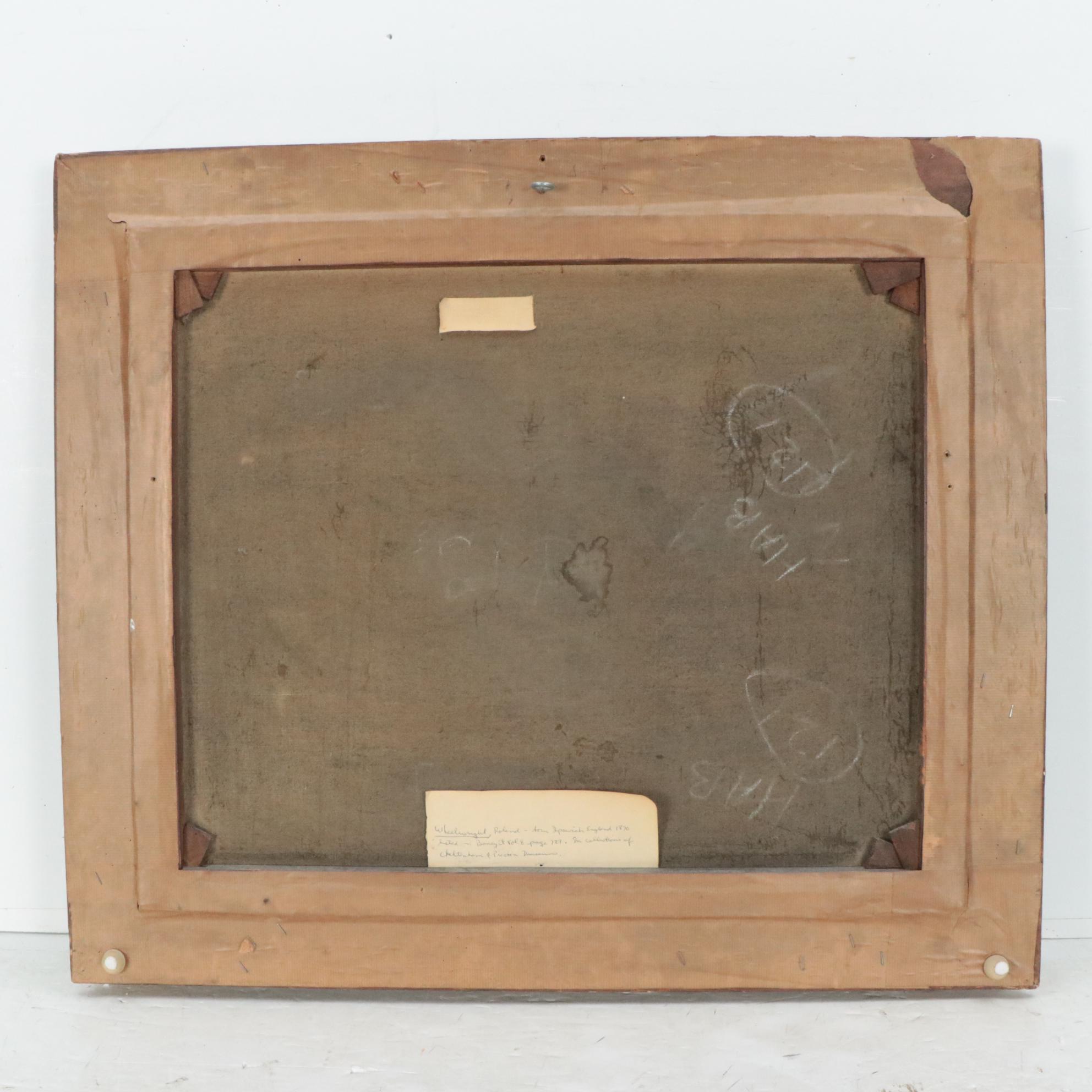 Rowland Wheelwright Oil Painting "Thoughts," 1910 | EBTH