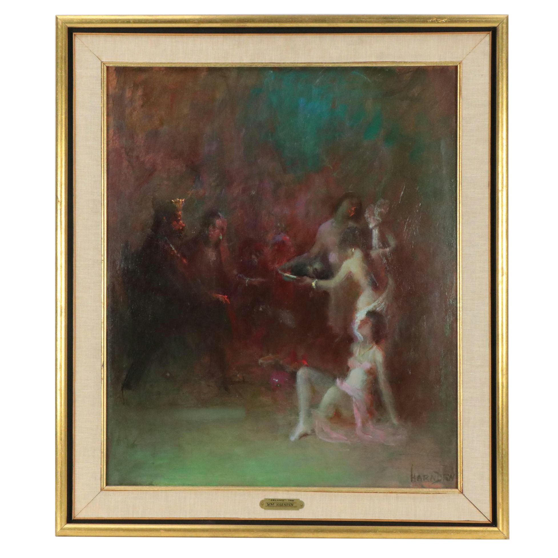 William Harnden Oil Painting "Salome," 1966 | EBTH
