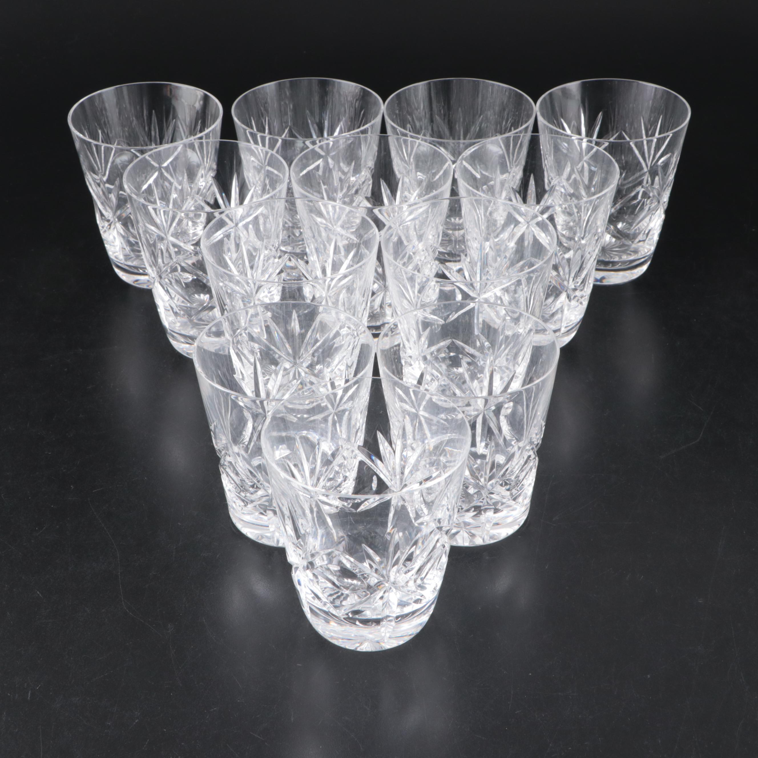Webb Corbett Style Cut Crystal Stemware | EBTH