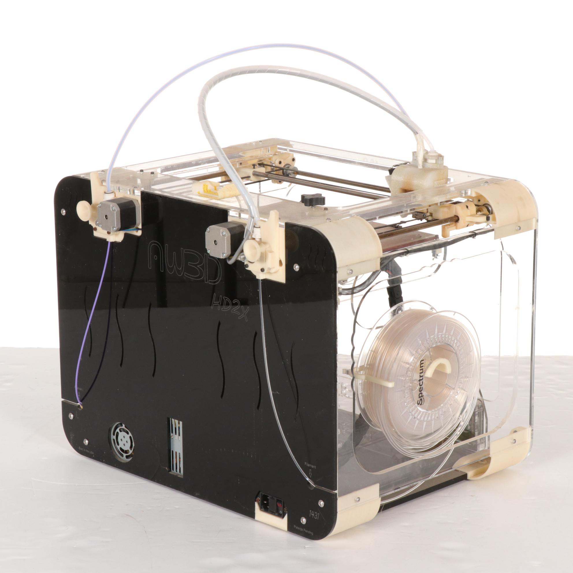 Airwolf 3D "HD2X" 3D Printer with Smartfil 2.85mm Filament | EBTH