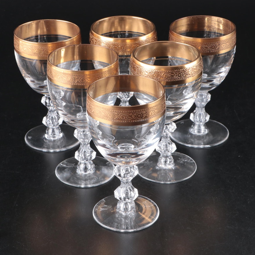 Tiffin Franciscan Westchester Water And Cordial Glasses With Other