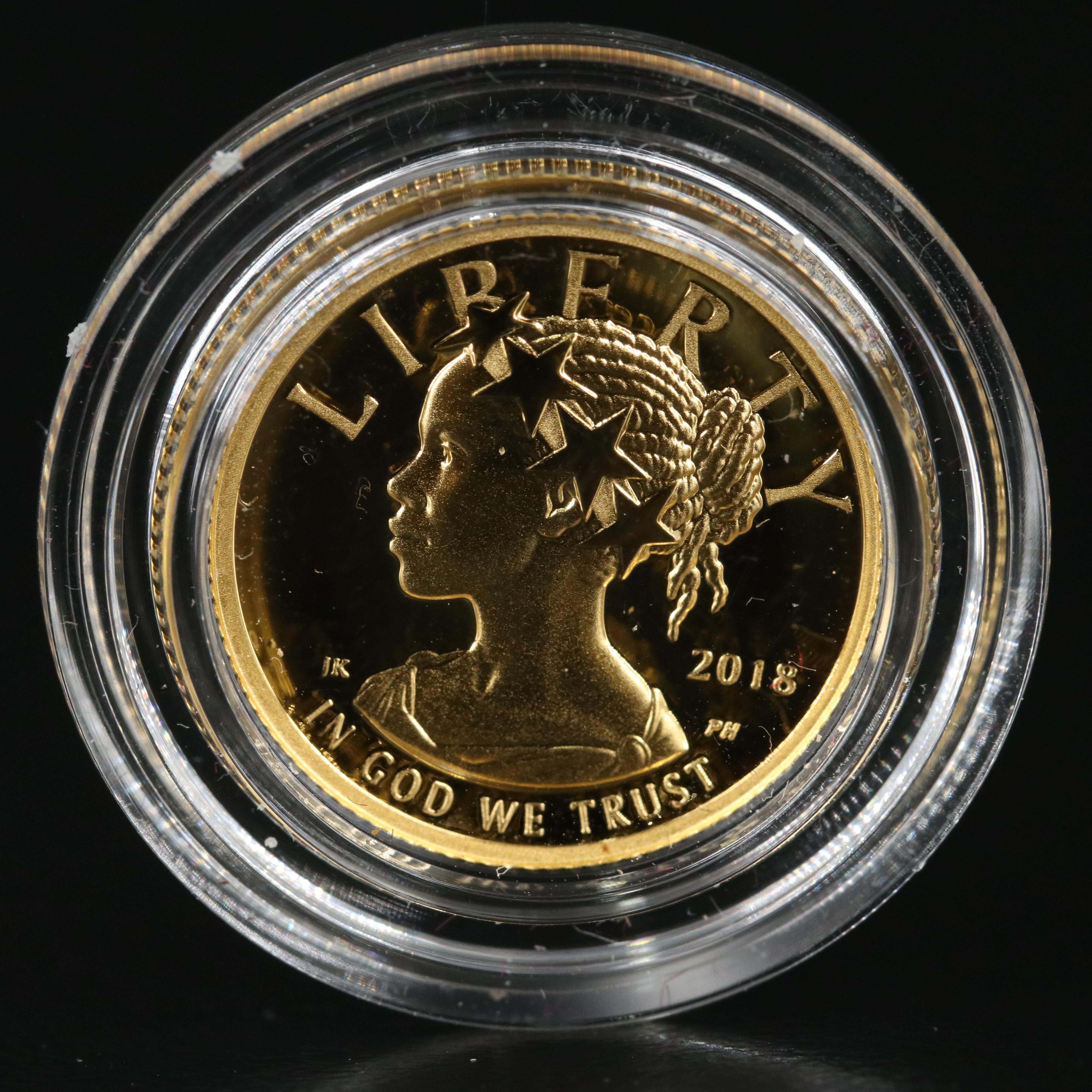 2018 American Liberty One-Tenth Ounce Gold Proof Coin | EBTH
