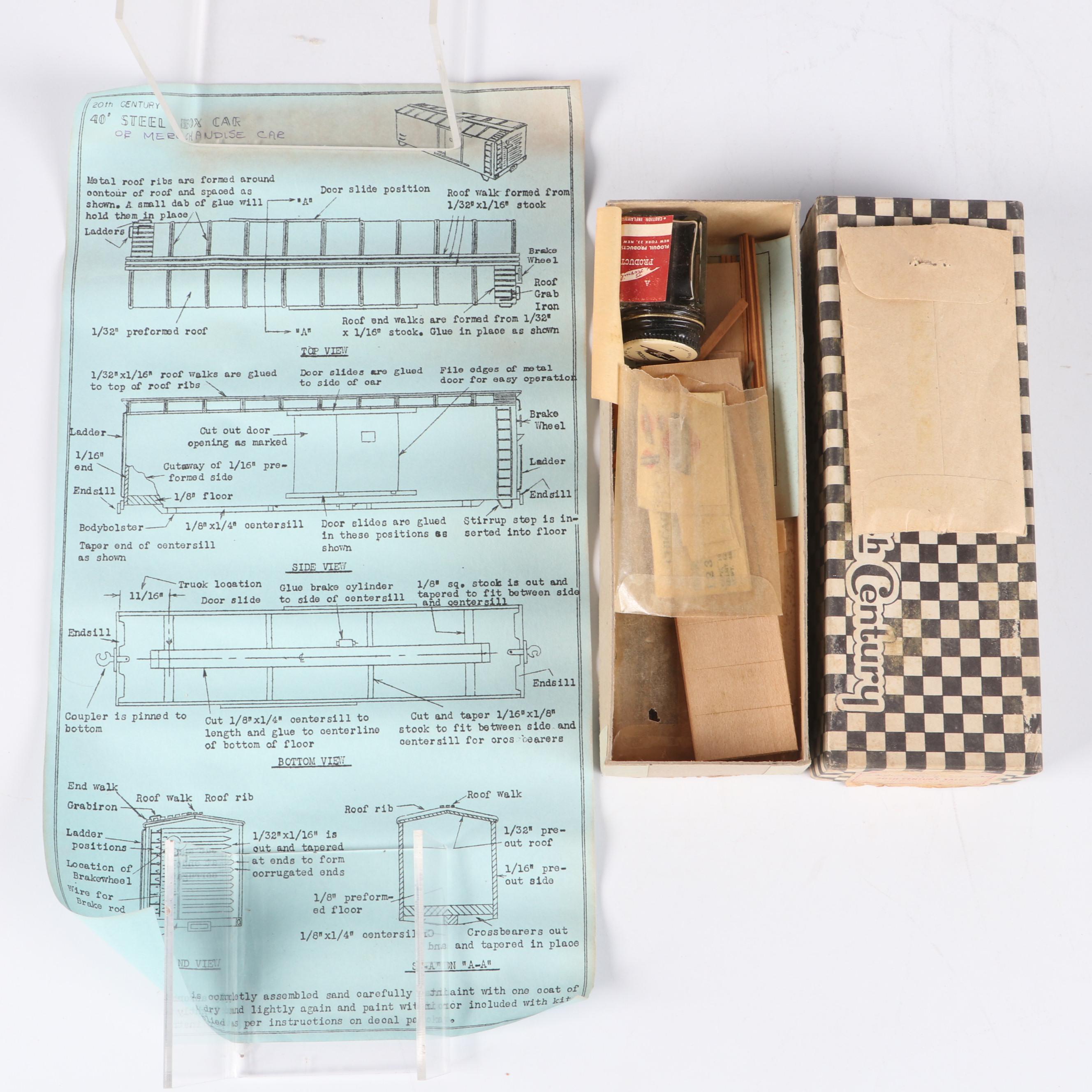 StromBecker Scale Model Freight Cars with 20th Century Sales Co ...