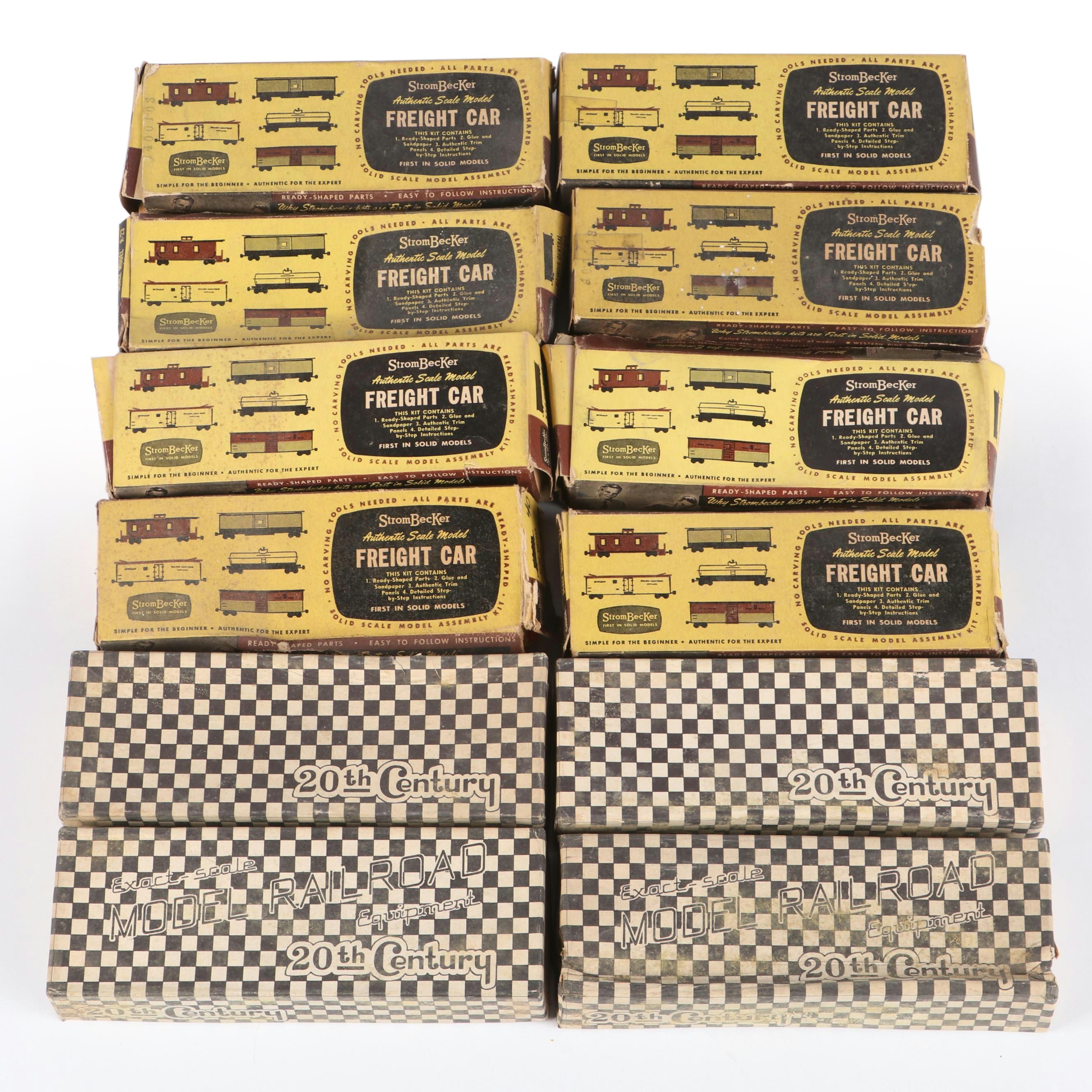 StromBecker Scale Model Freight Cars with 20th Century Sales Co ...