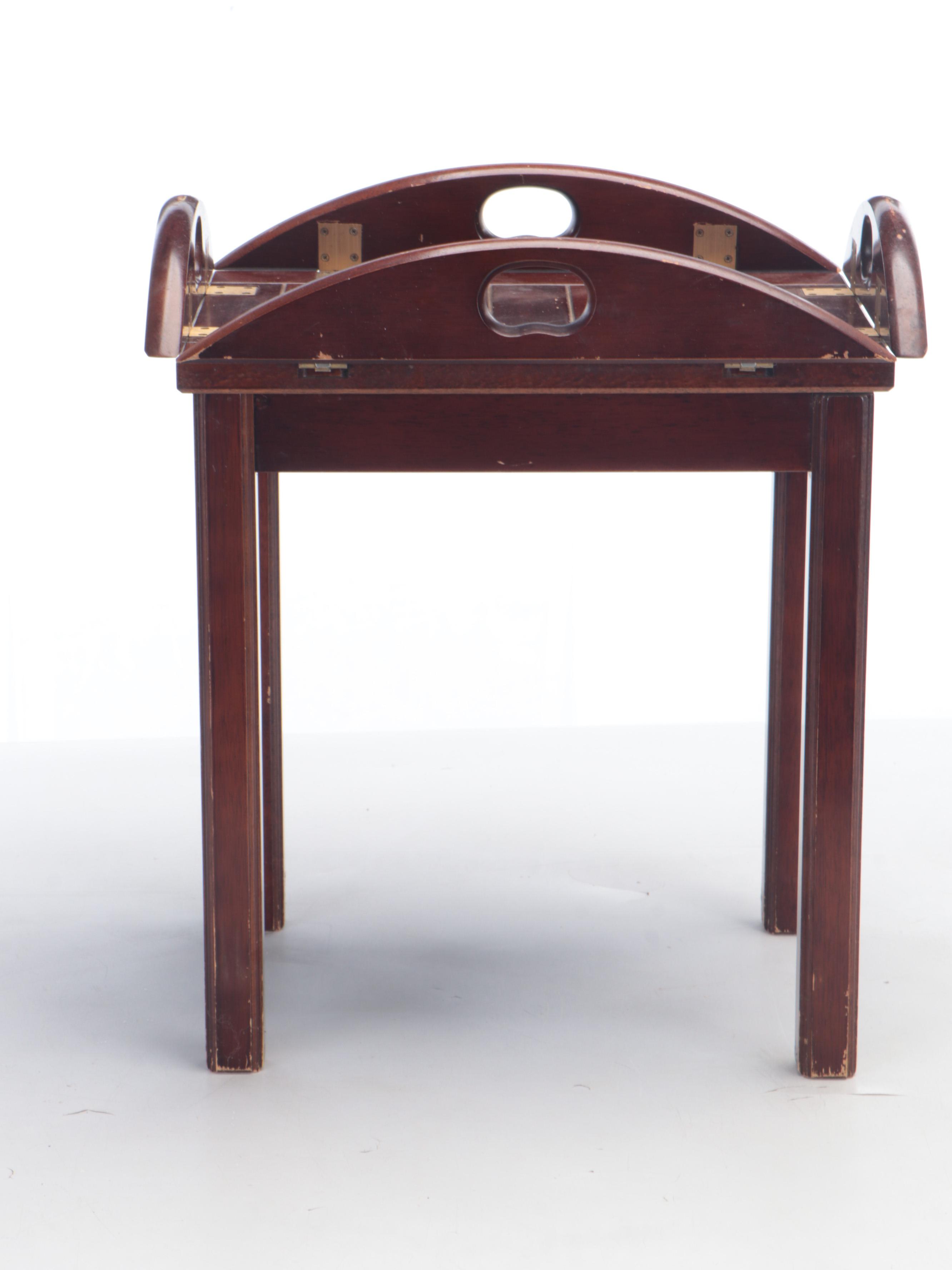 The Bombay Company Mahogany Butlers Table | EBTH