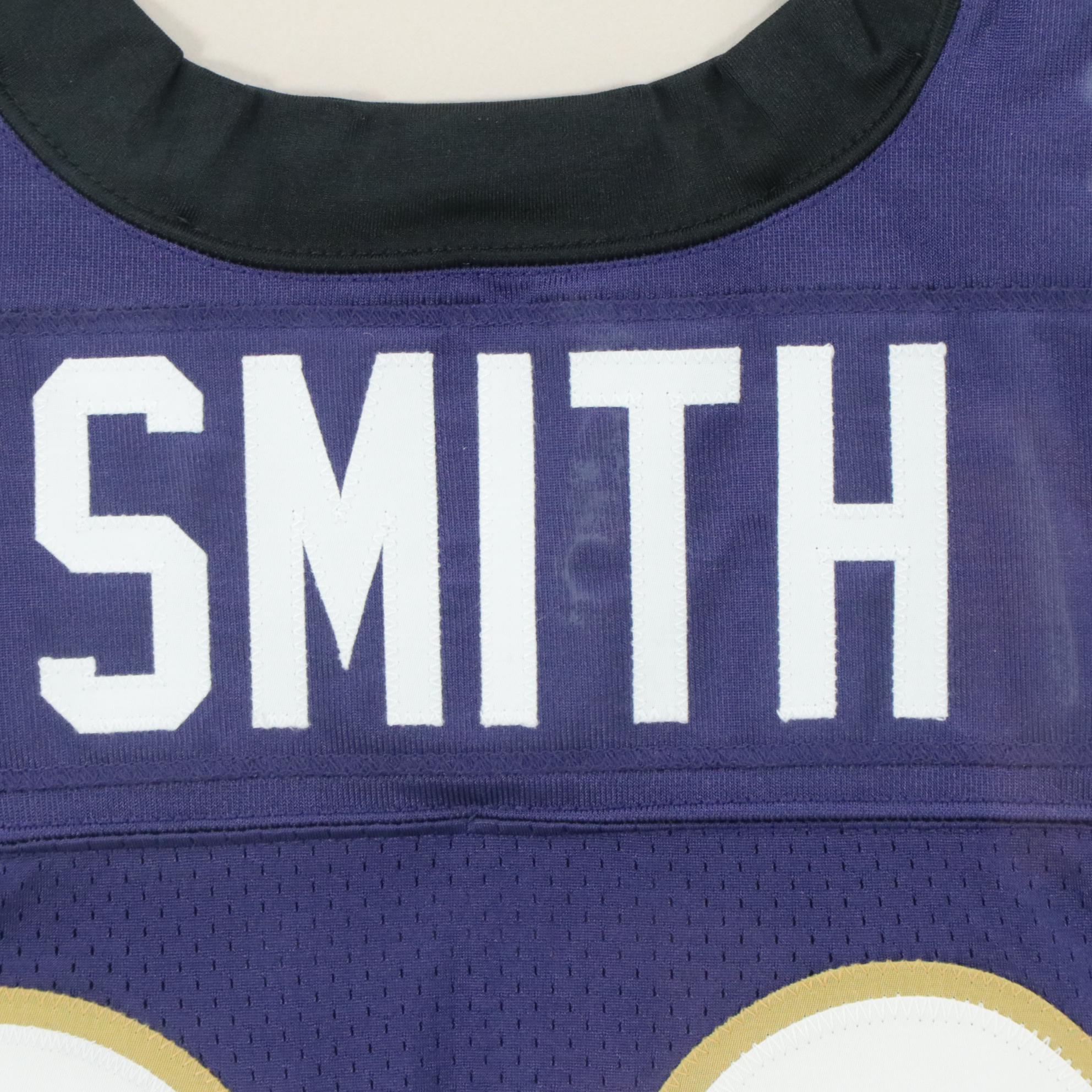 Musa Smith Signed and Player Issued Baltimore Ravens Jersey with ...