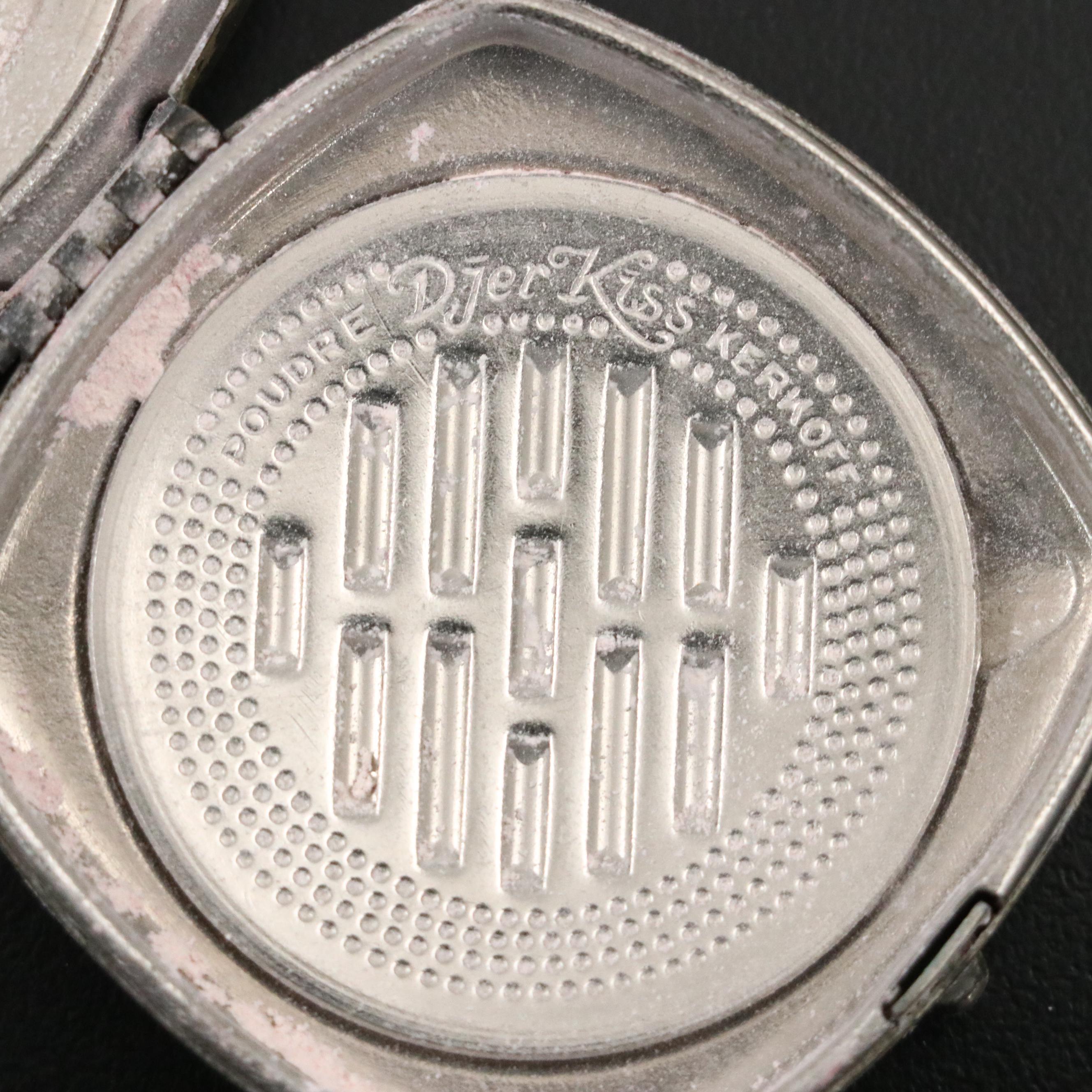 Princess Pat Sterling Enameled Compact with Silver Plate Compacts and ...