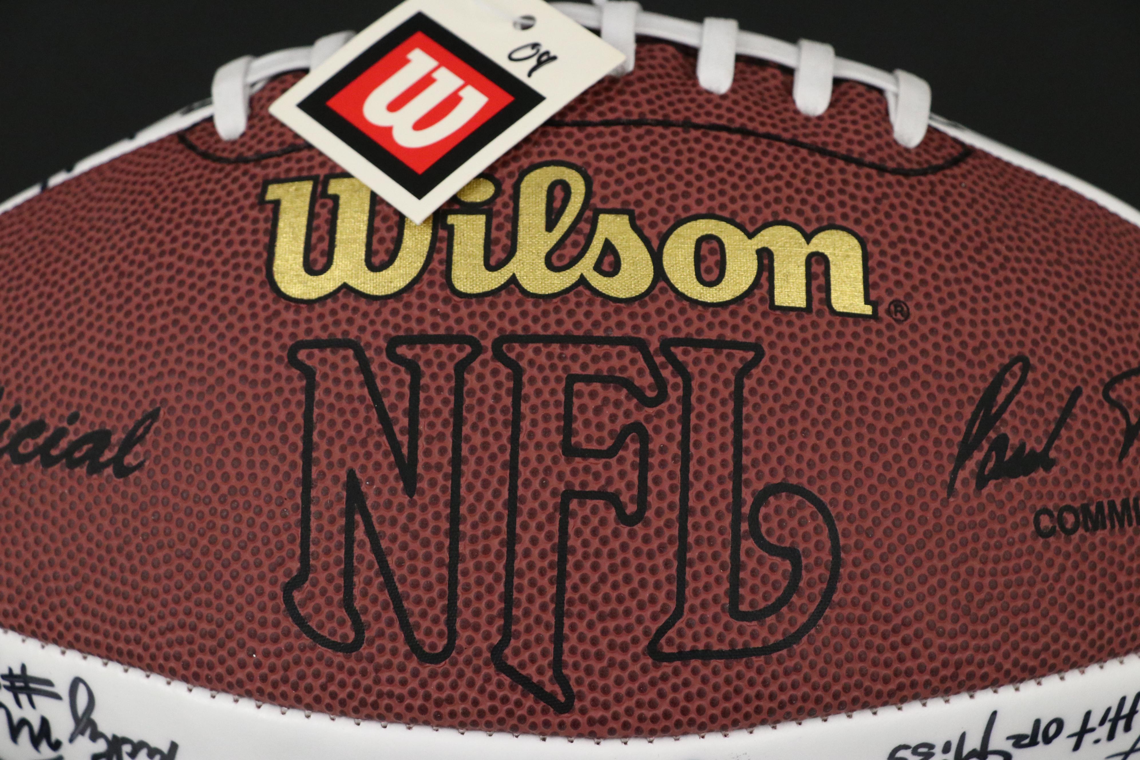 2004 Draft Class Signed Wilson NFL Football Featuring Bobby McCray and ...