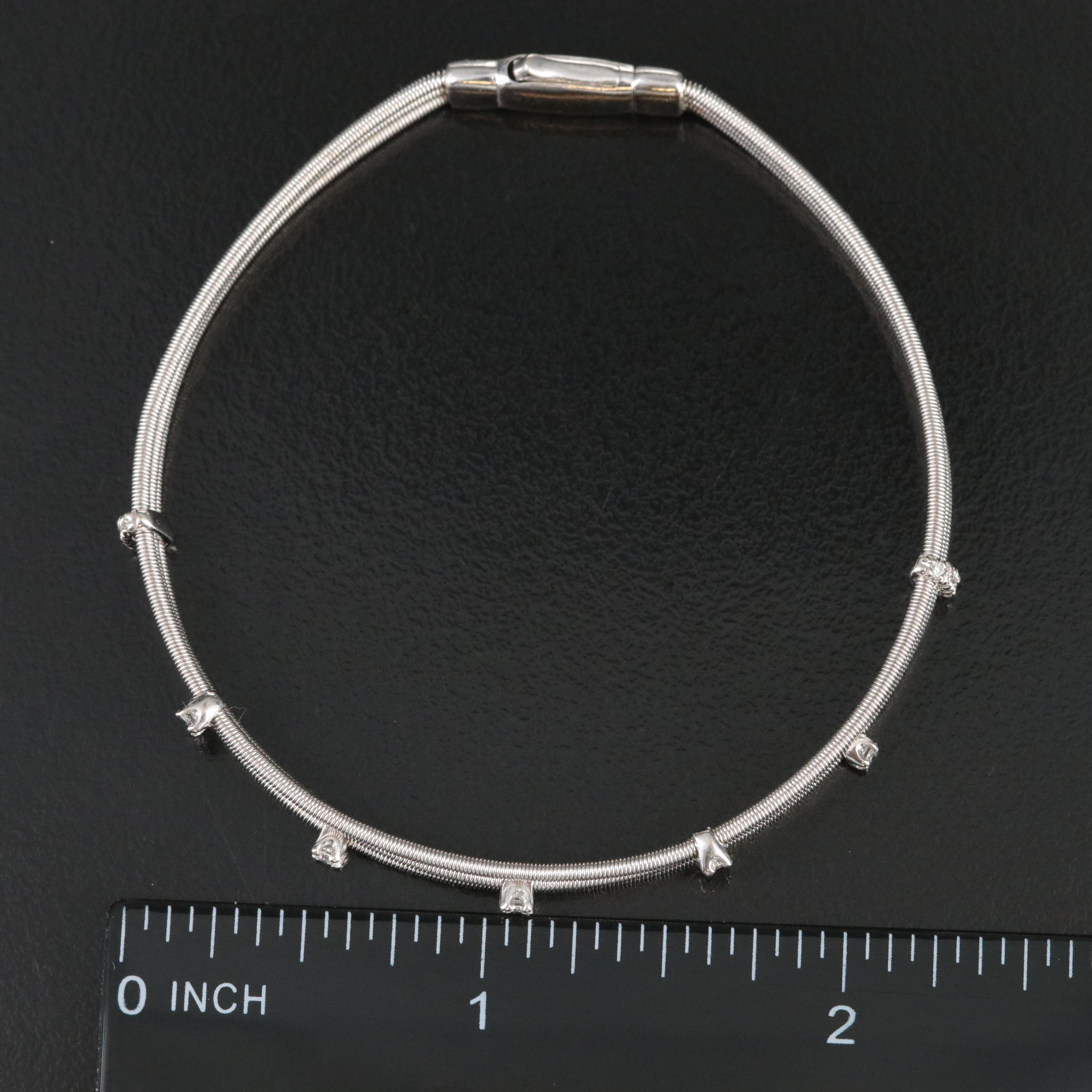 Marco Bicego Goa 18K Diamond Triple Strand Bracelet | EBTH