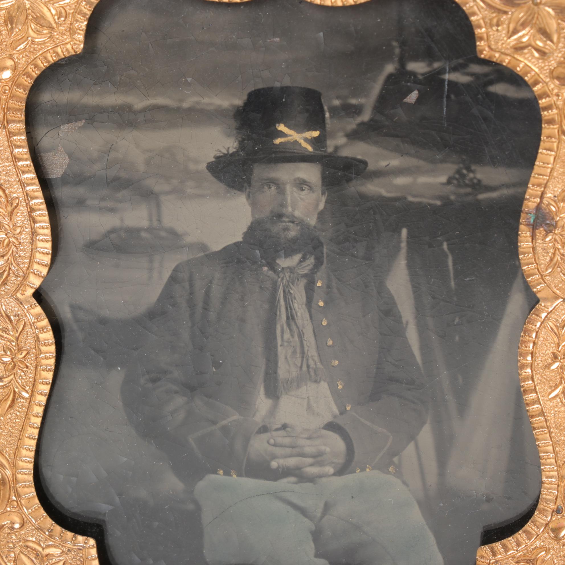 Daguerreotype Portrait of Man in Holmes, Booth & Haydens' Case, 1800s ...