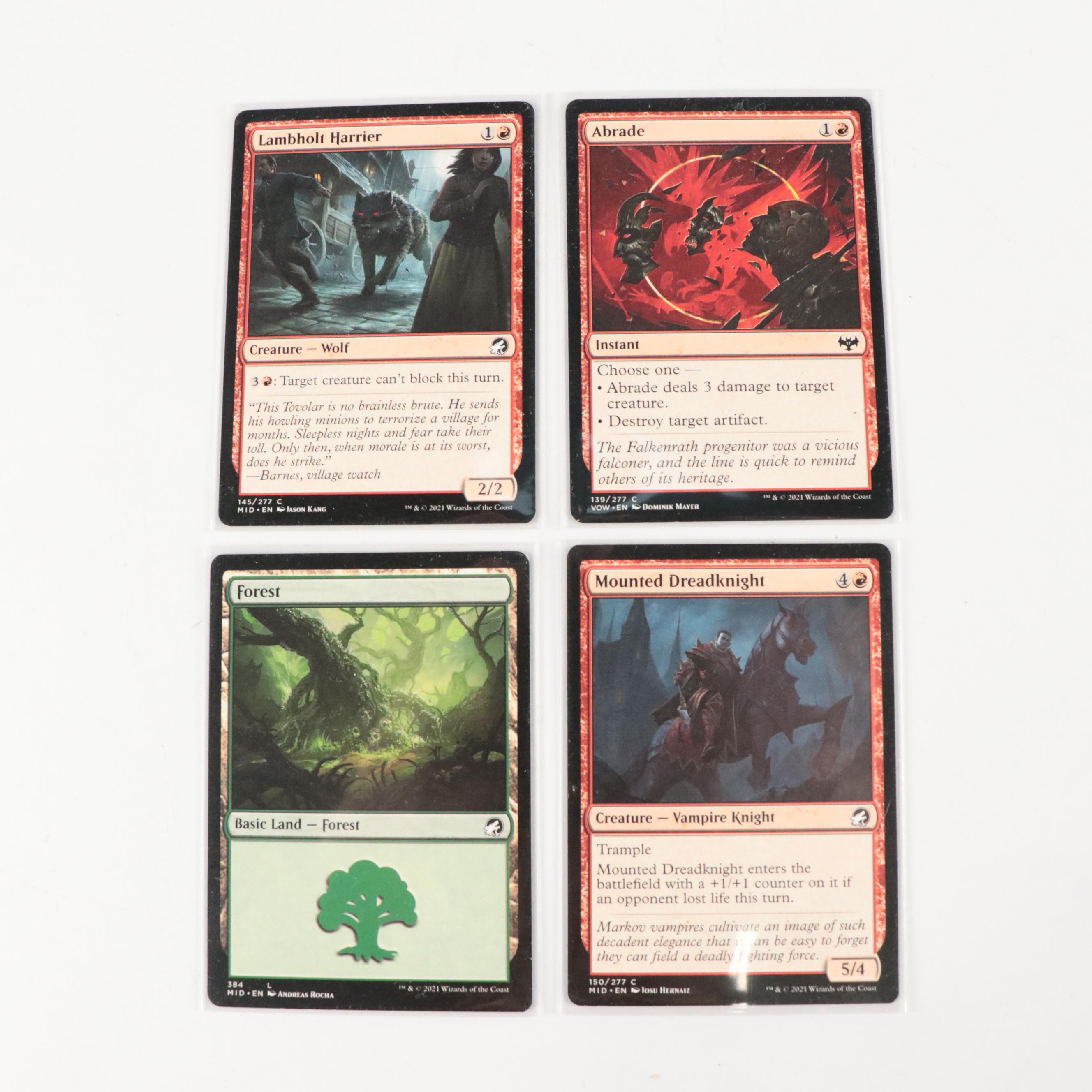 Magic: The Gathering Innistrad: Midnight Hunt and Crimson Vow Starter ...