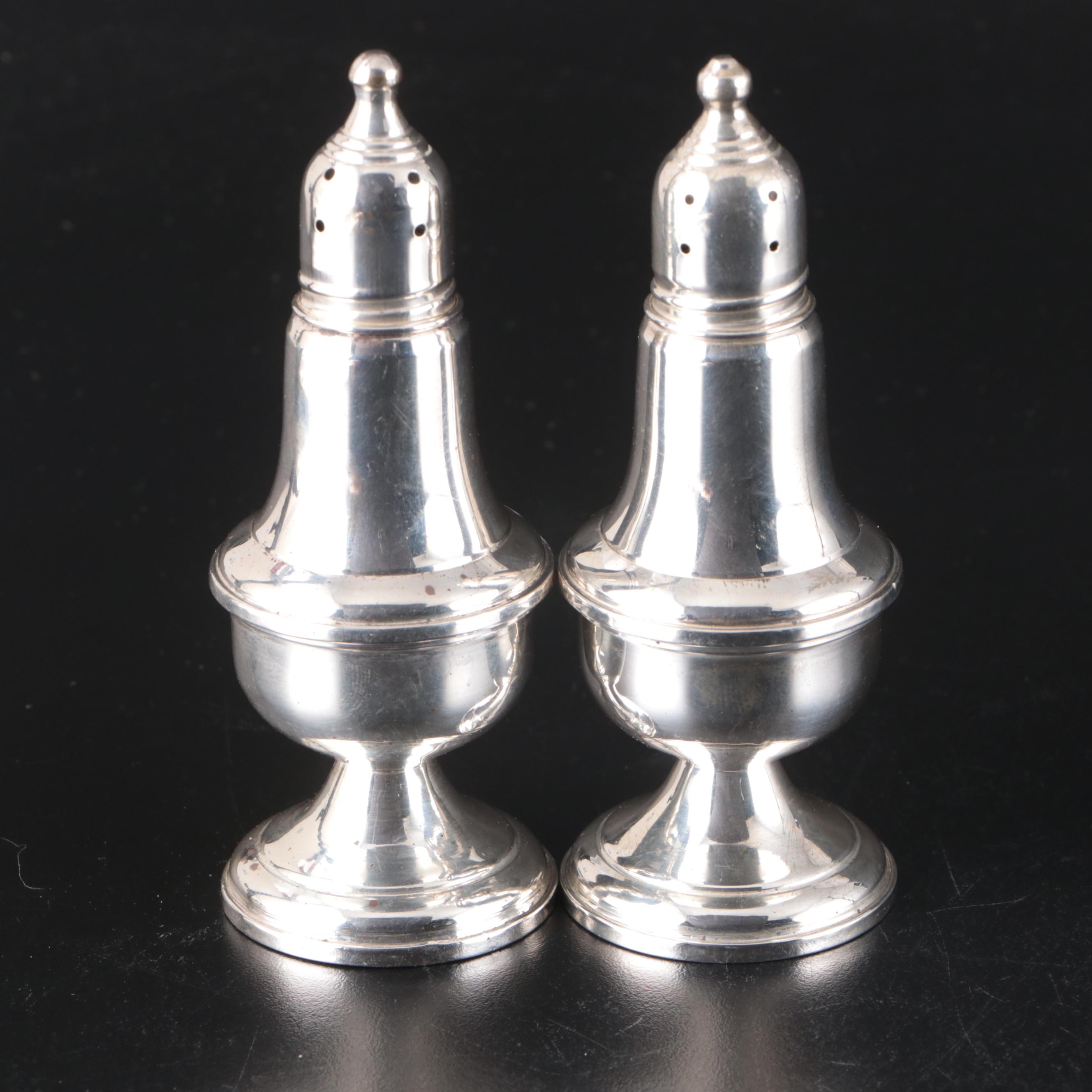 Empire with Other Weighted Sterling Silver Salt and Pepper Shakers | EBTH