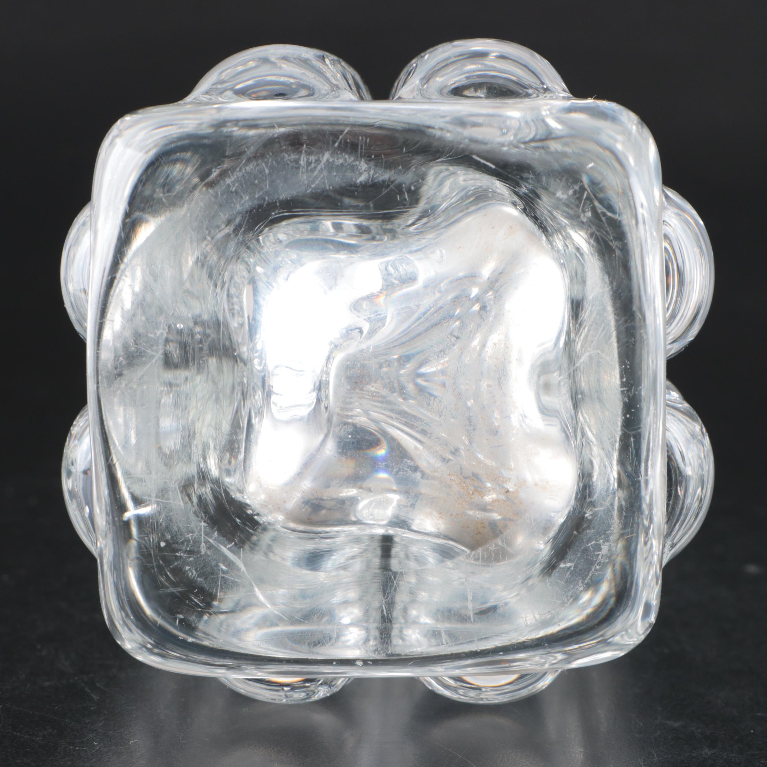 Mid Century Modern Style Ichendorf Crystal Vase & Karim Rasheed for ...