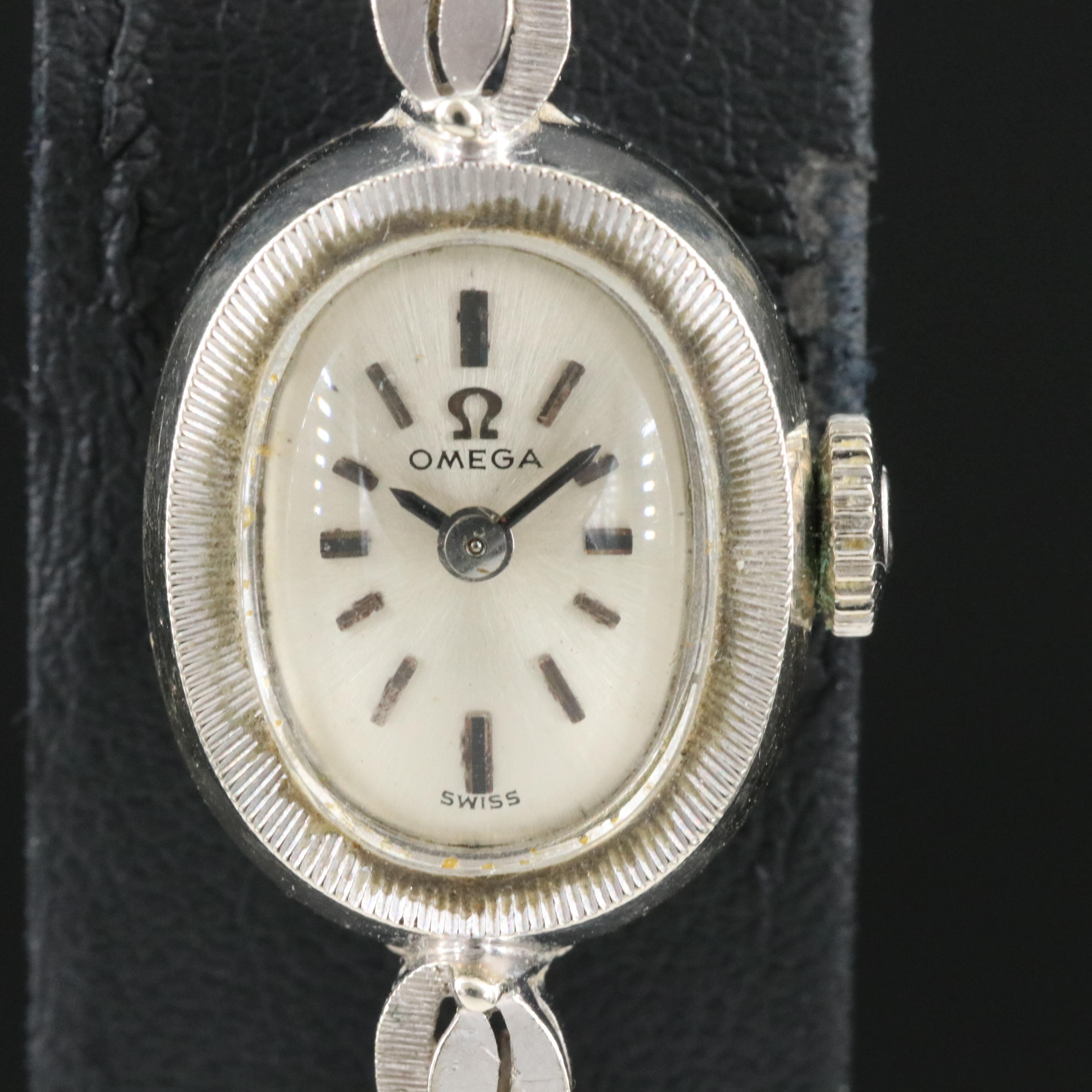 Vintage 14K Gold Omega Manual Wind Watch | EBTH