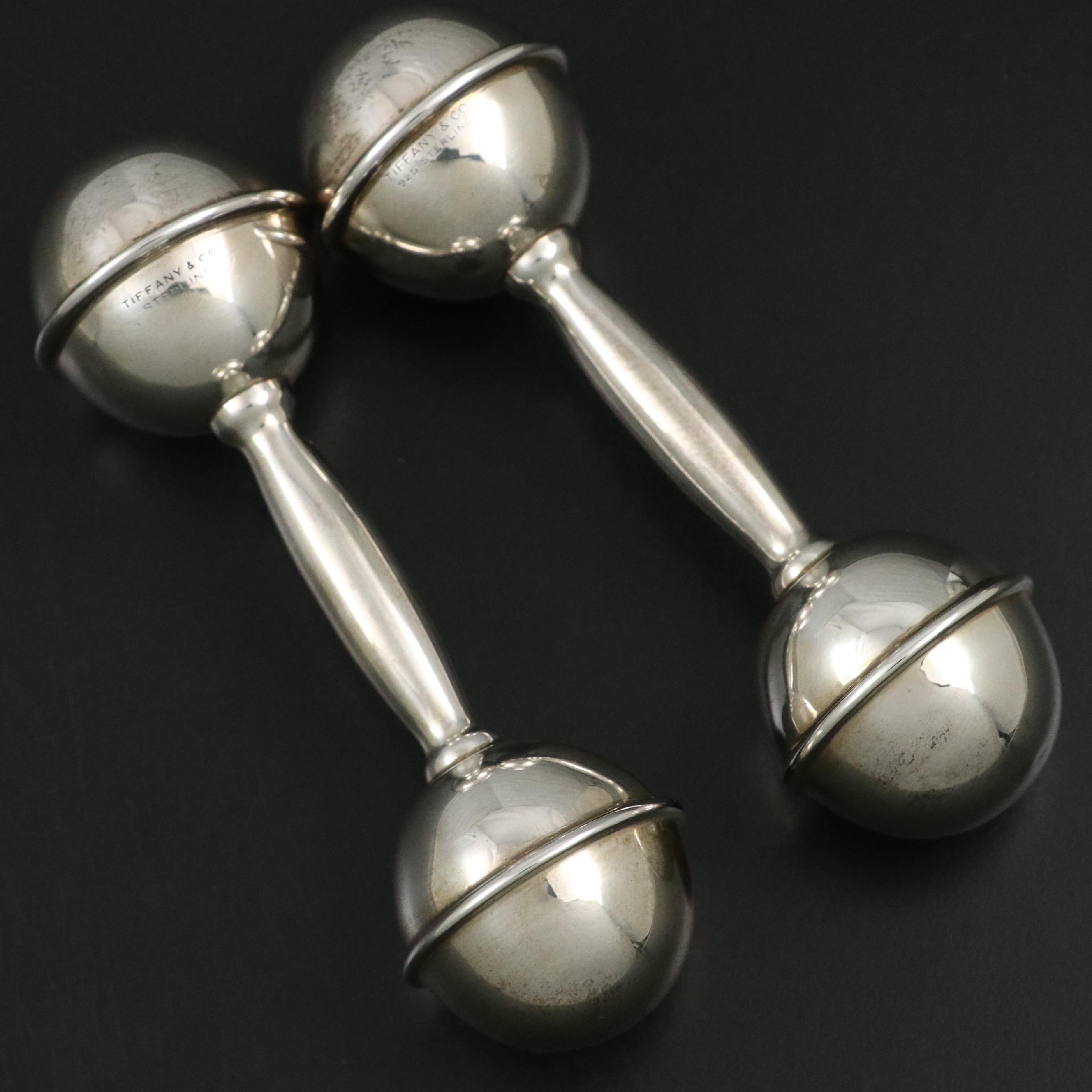 Tiffany & Co. Sterling Silver Dumbbell Rattles | EBTH
