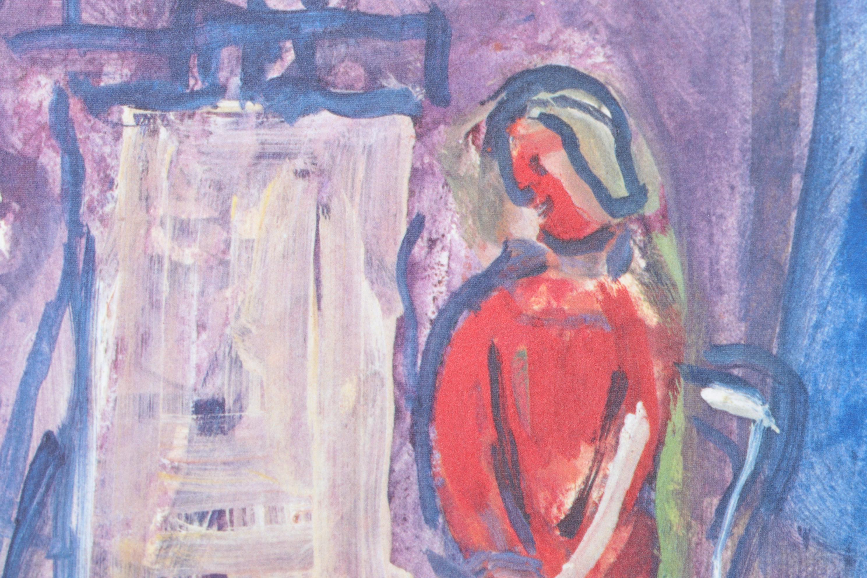 Offset Lithograph "Jacob's Dream" After Marc Chagall from "Chagall ...