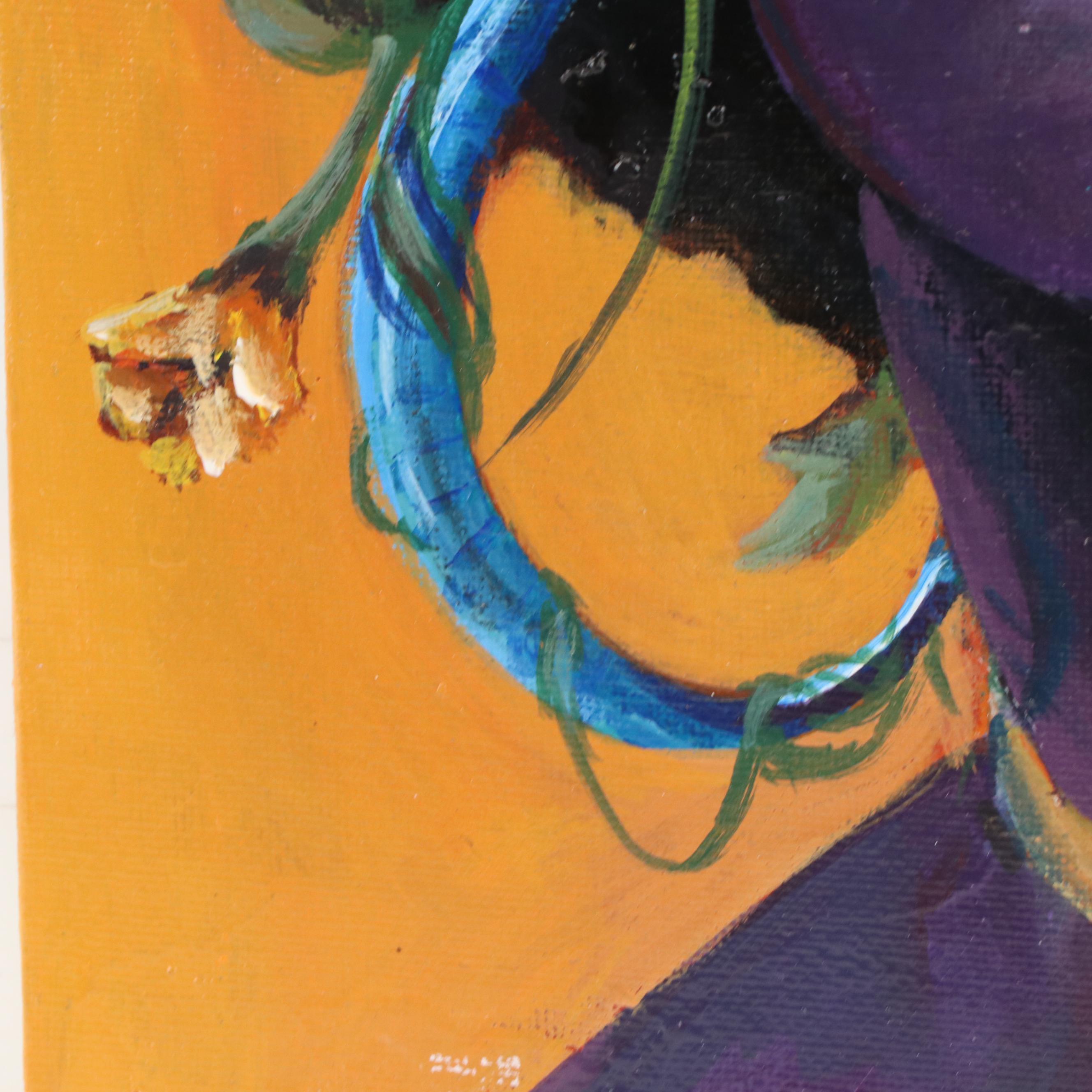 Jeshua Murillo Stylized Acrylic Portrait, 21st Century | EBTH