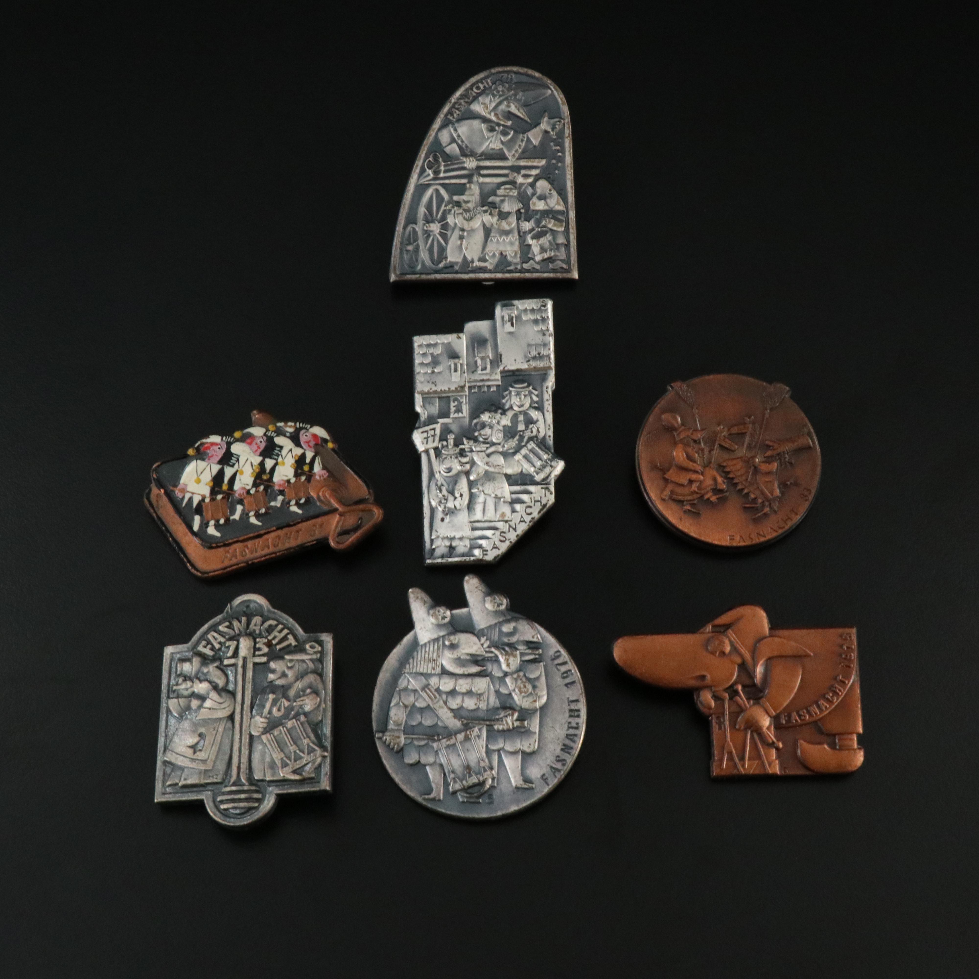 Felix Miller Basel "Fasnacht" Brooch Collection | EBTH