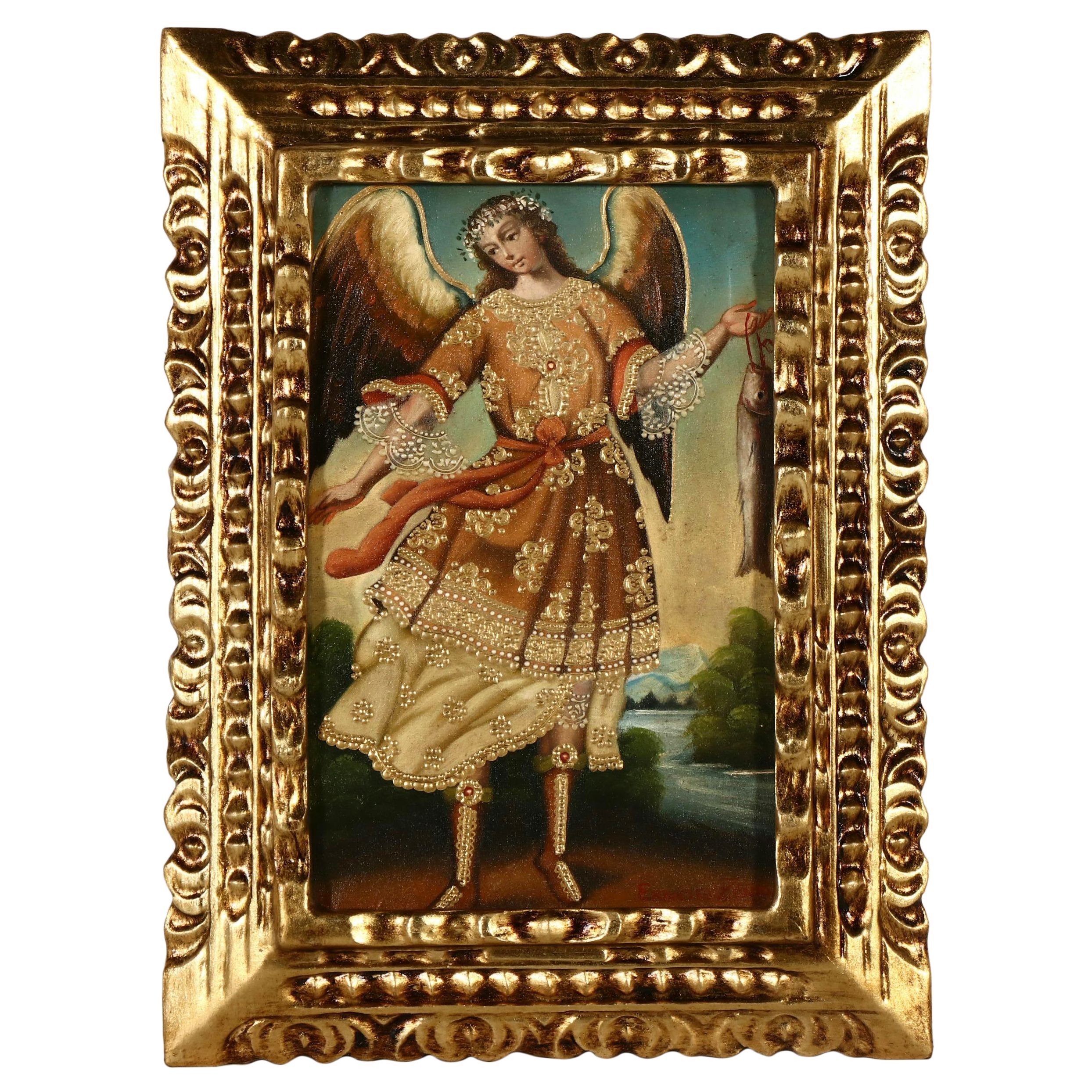 Ernesto Zuñiga Oil Painting "Arcangel San Rafael" | EBTH