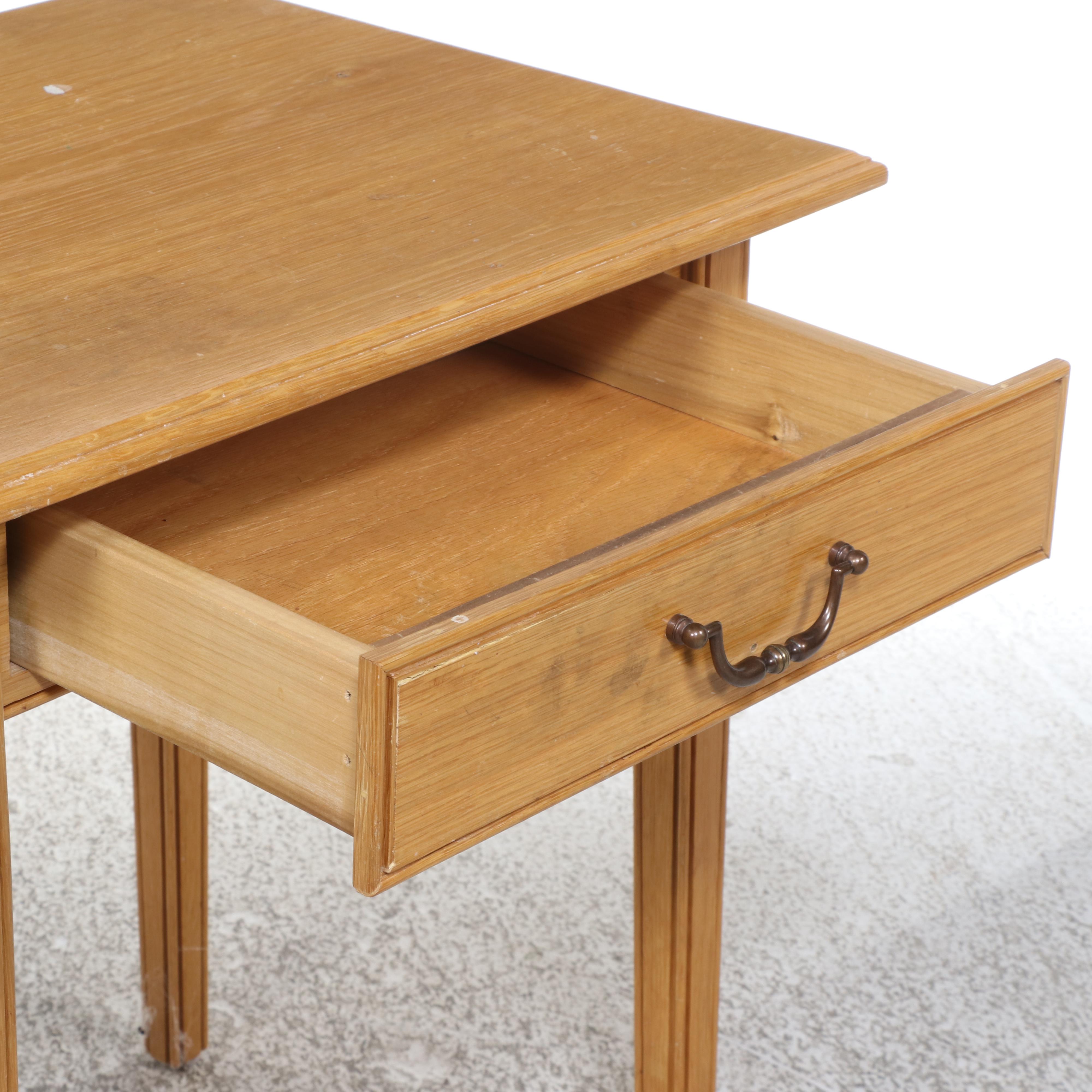 Pair of Federal Style Pine Side Tables | EBTH