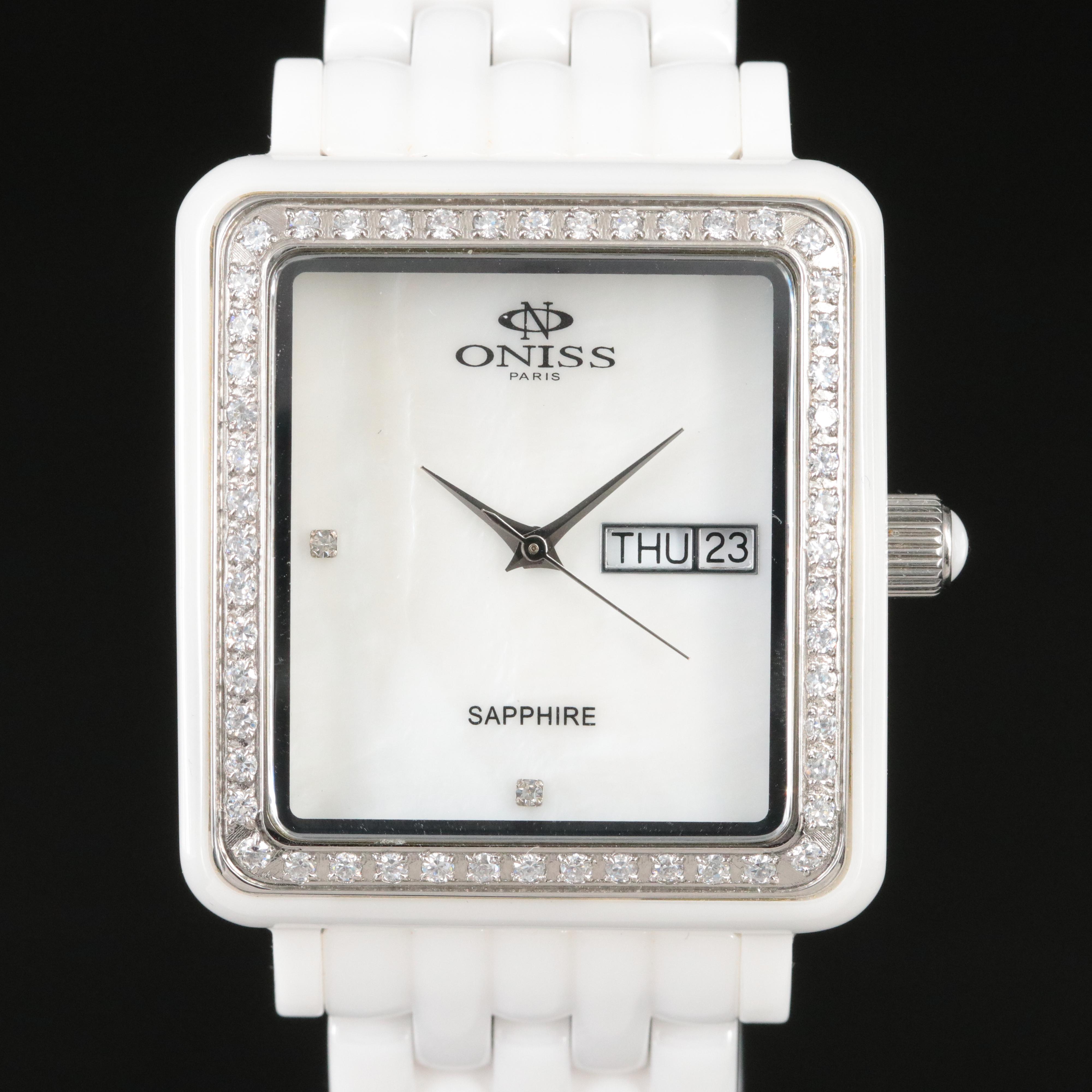 ONISS Paris Sapphire Day-Date Quartz Watch | EBTH