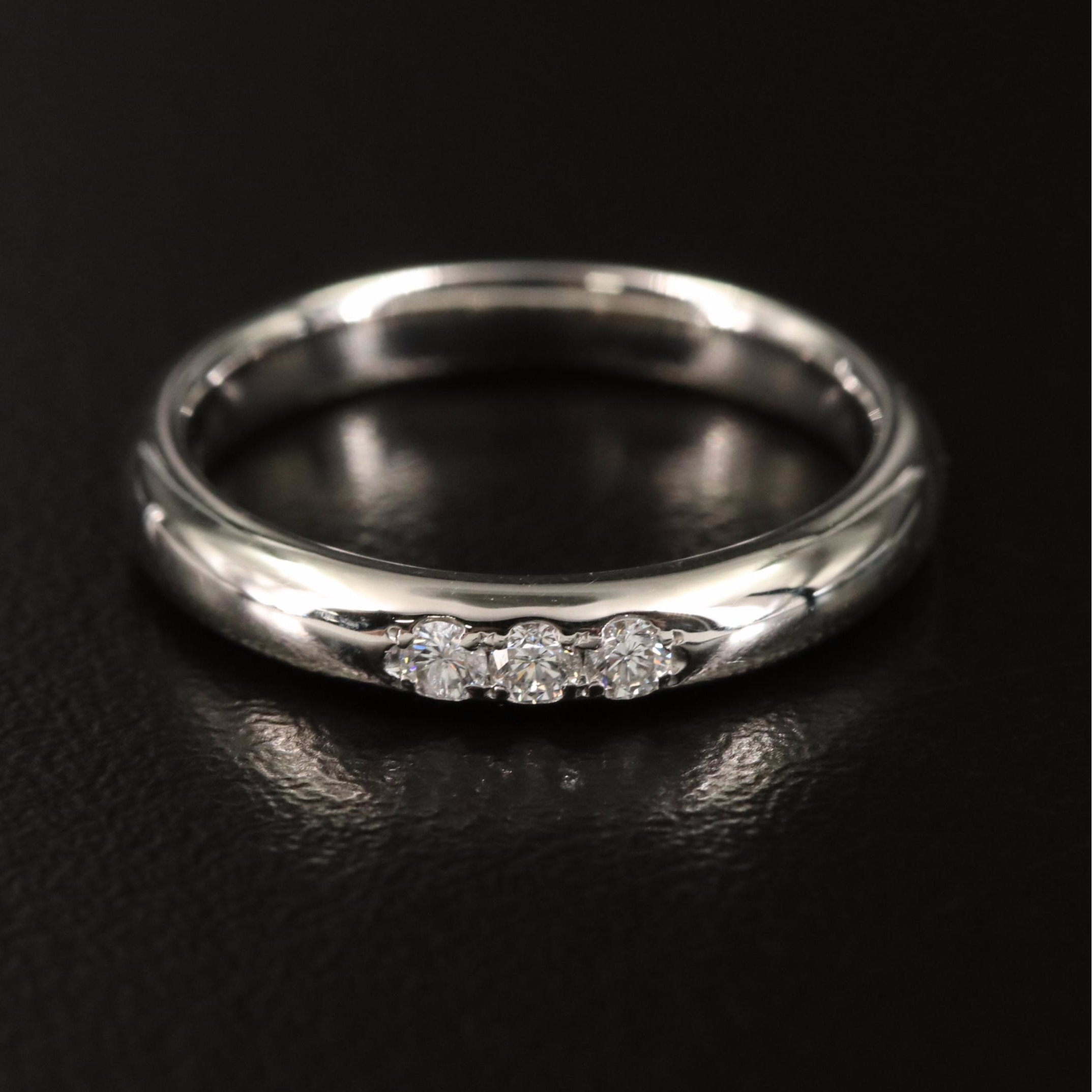 Mikimoto Diamond Platinum Ring | EBTH