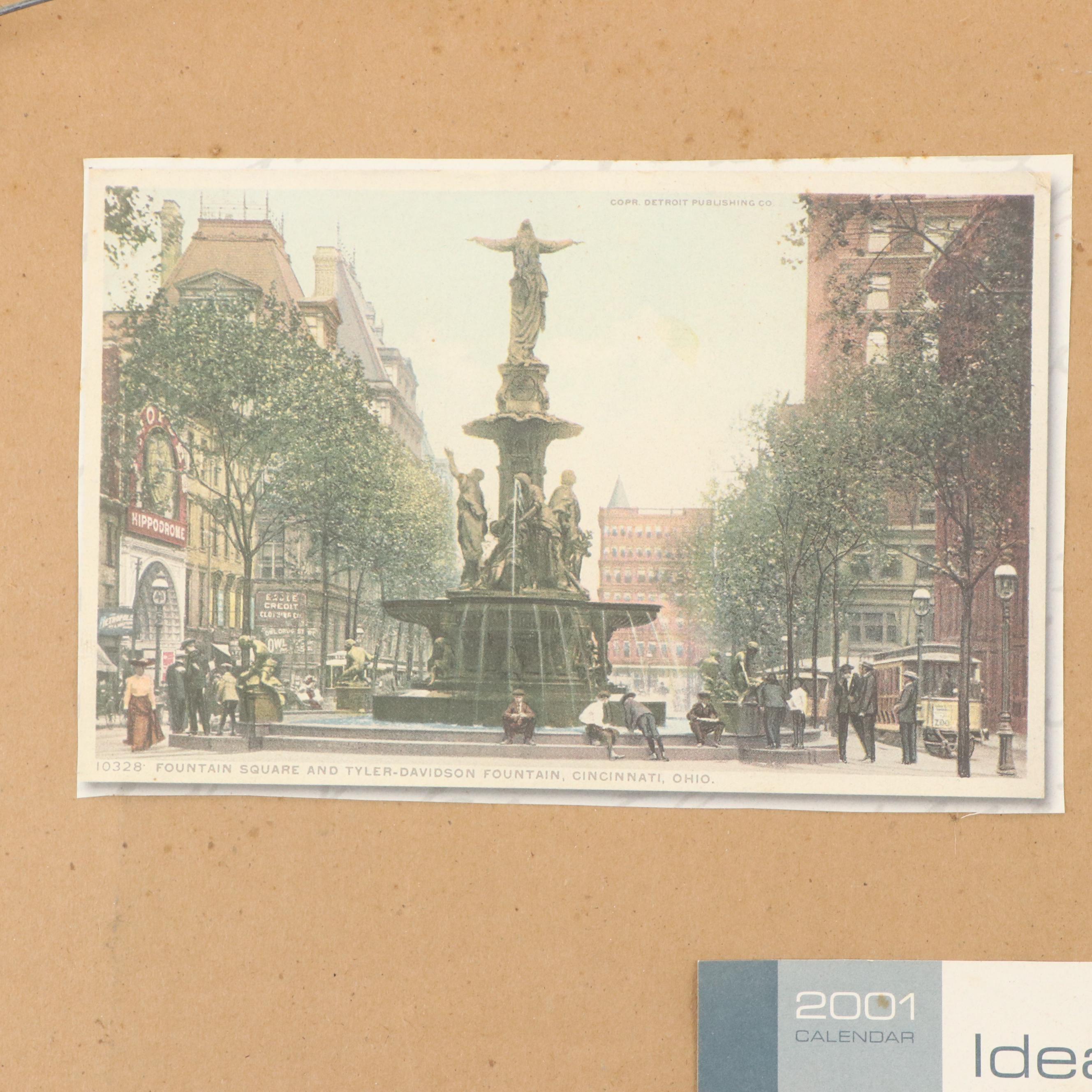 Silver Gelatin Print of 1906 Fountain Square, Cincinnati, Ohio | EBTH