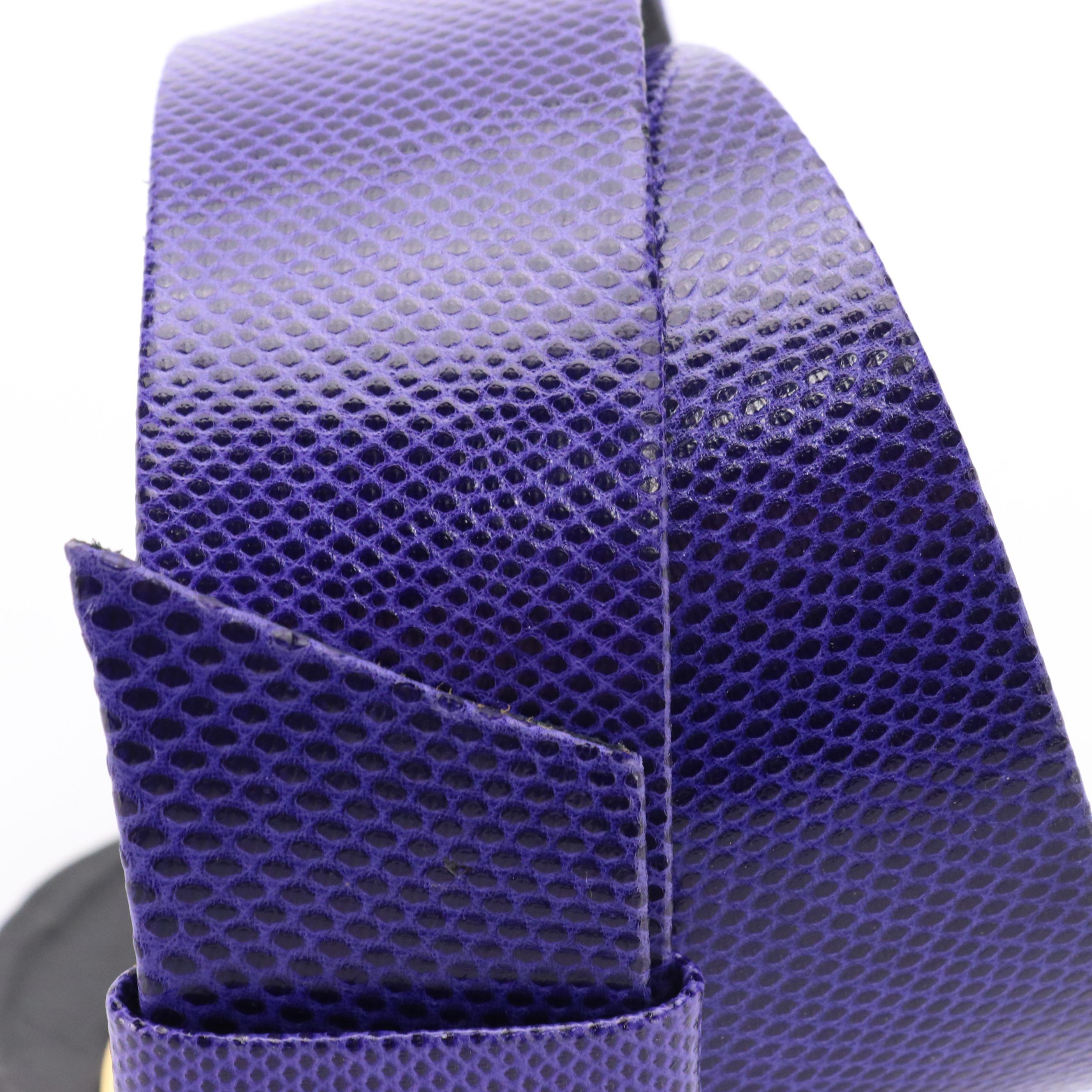 Carlo Fiori Vintage Snakeskin Leather Belts | EBTH