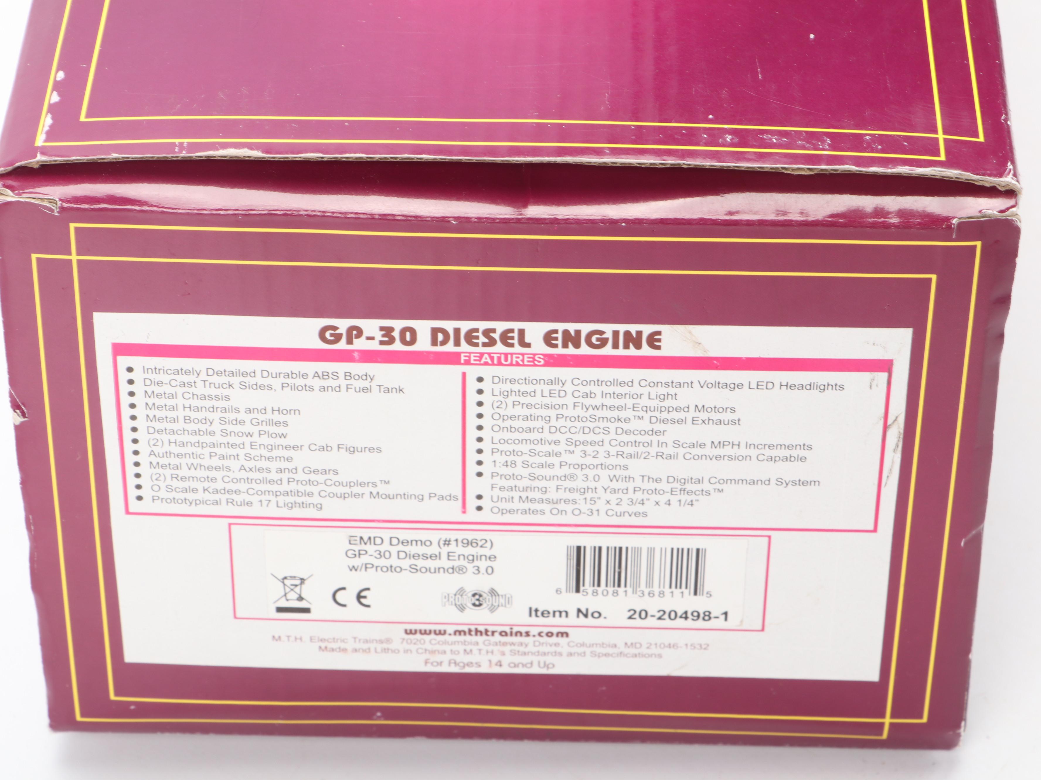 MTH Diesel Engine and Digital Command System with More Train Toys | EBTH