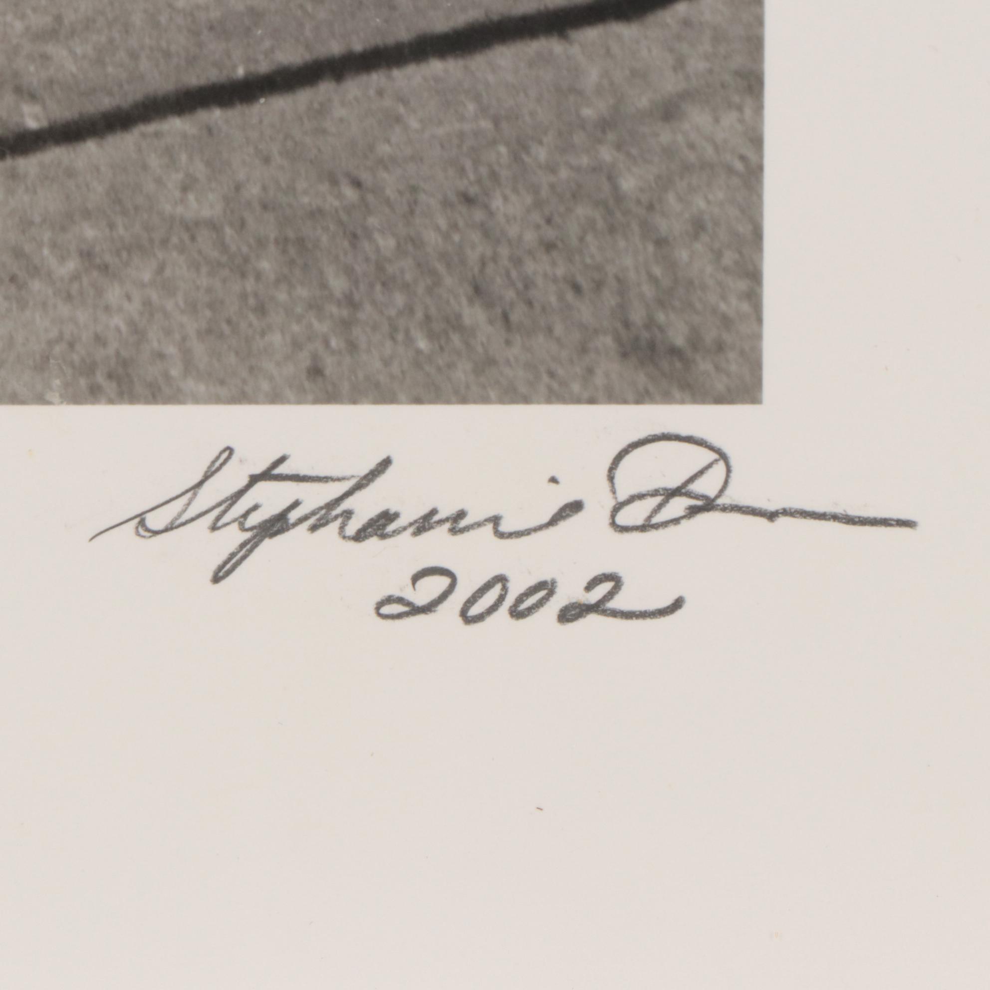 Stephanie Dean Silver Gelatin Print of Child in Street Scene, 2002 | EBTH