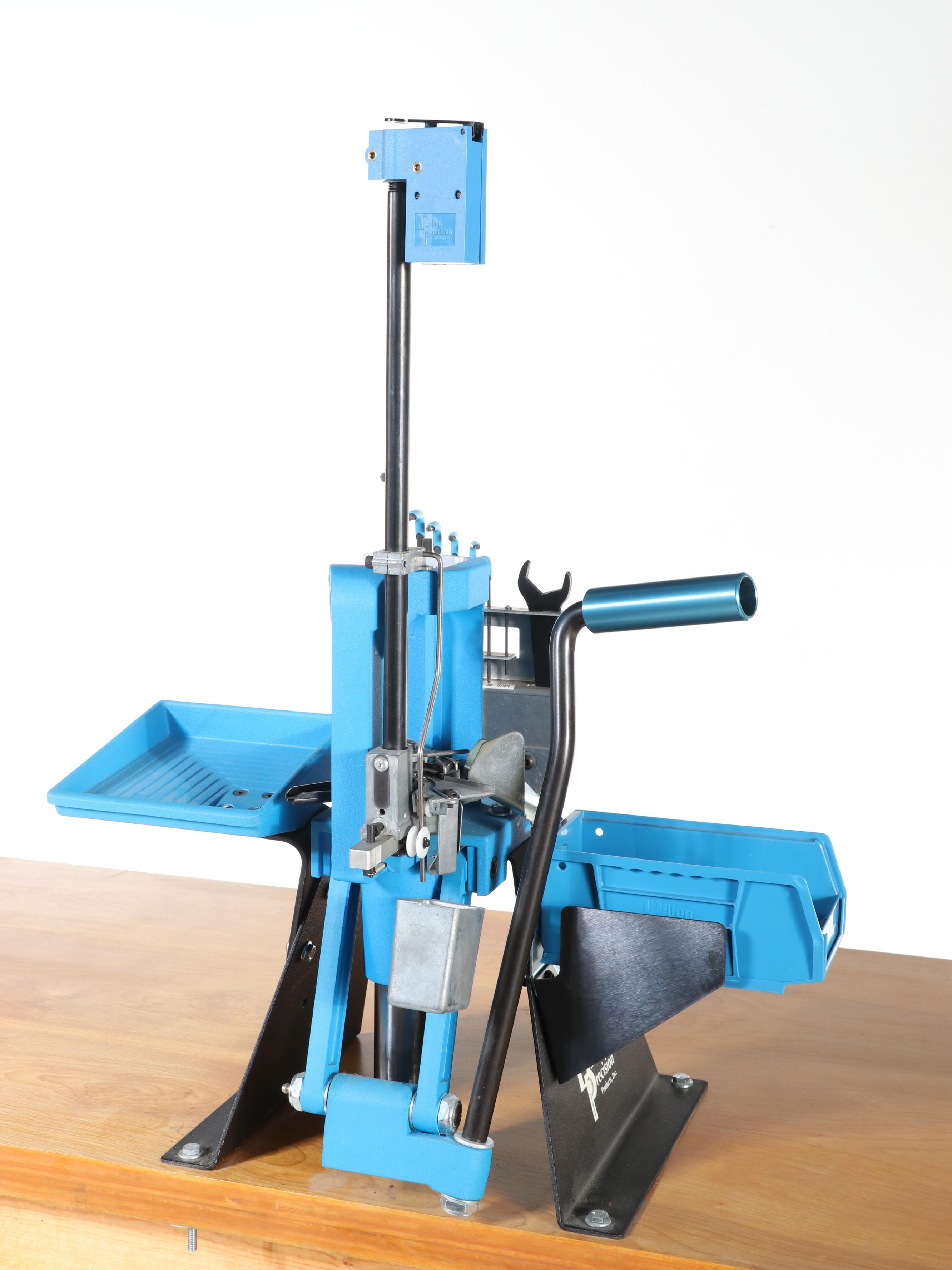 Custom Pine Work Bench & Dillon Precision Press, Precision Powder ...