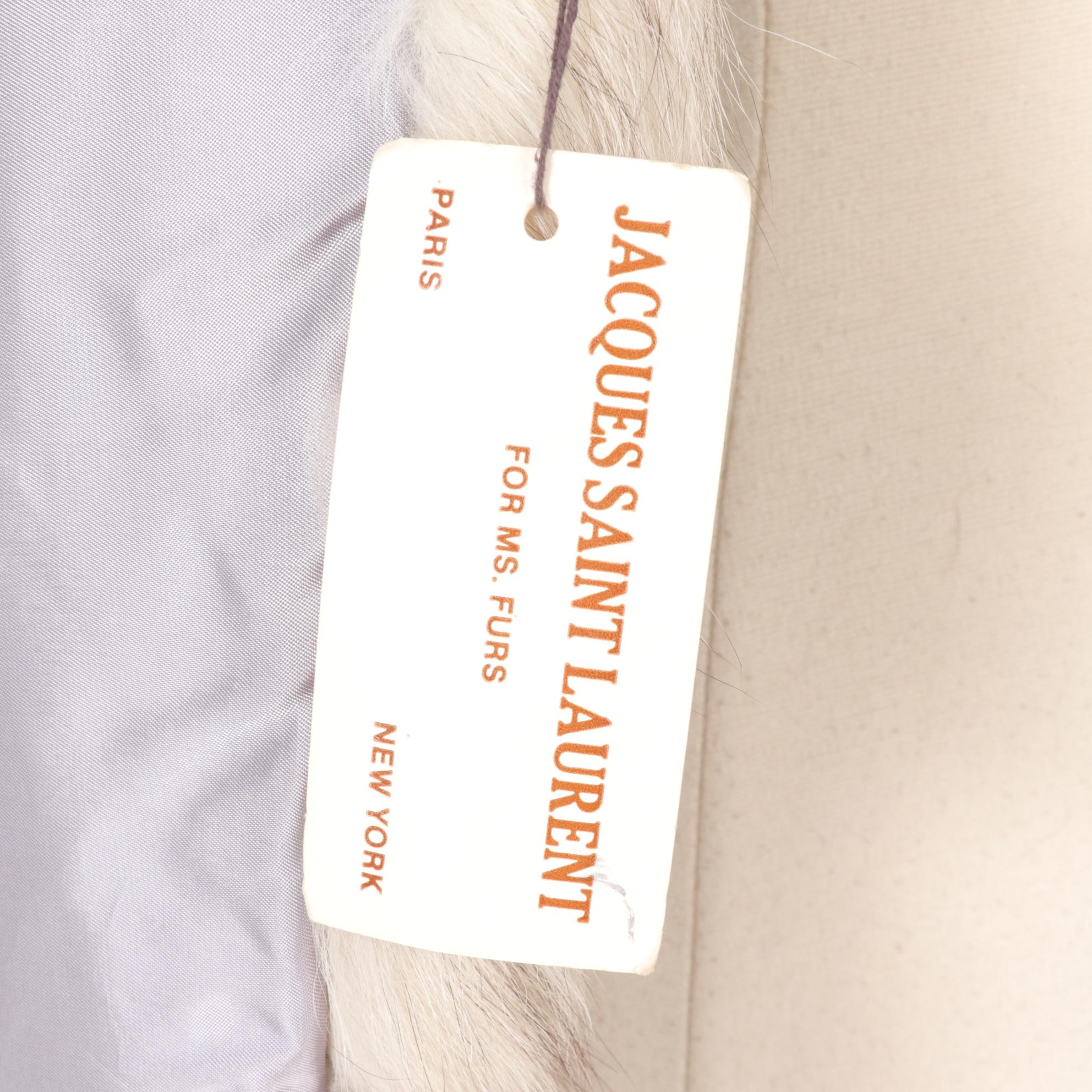 Norwegian Fox Fur Jacket by Jacques Saint Laurent | EBTH