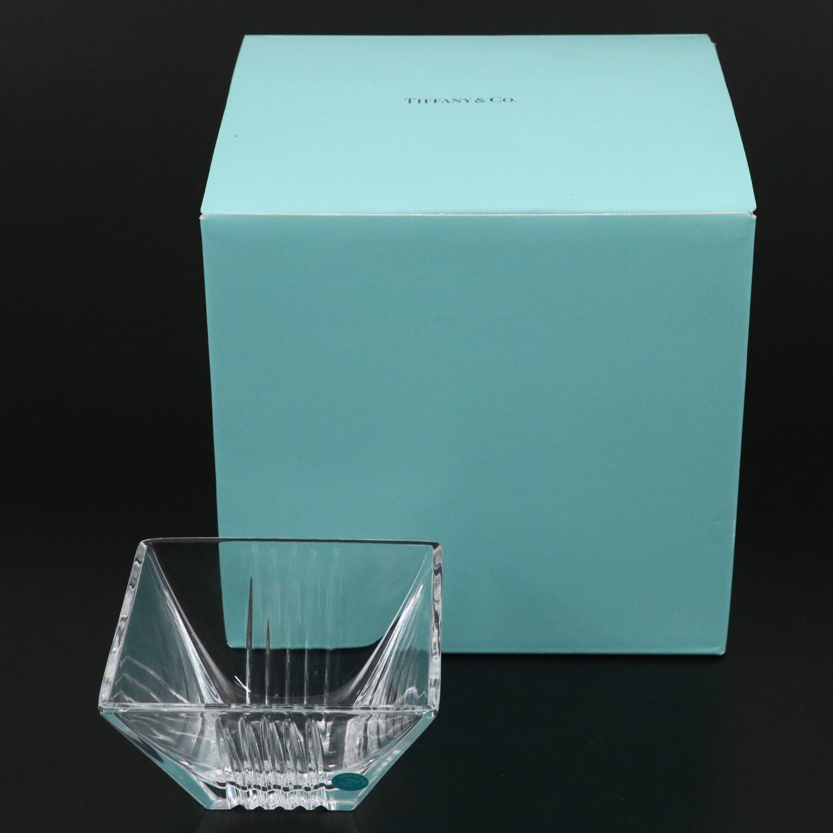 Tiffany & Co. "Metropolis" Square Crystal Bowl | EBTH
