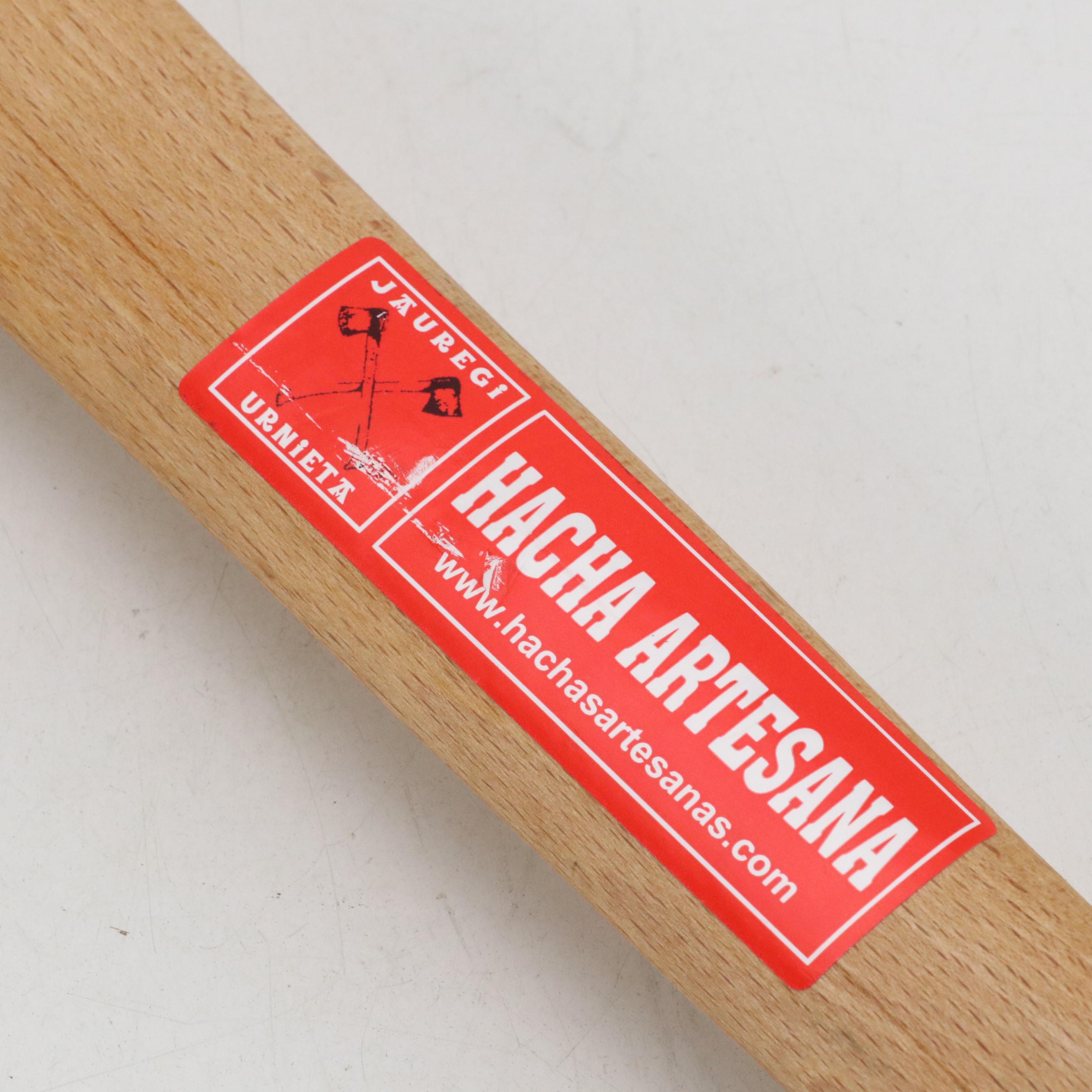 Jauregi Spanish Handcrafted 2000 Kg. Curved Axe with Leather Scabbard ...