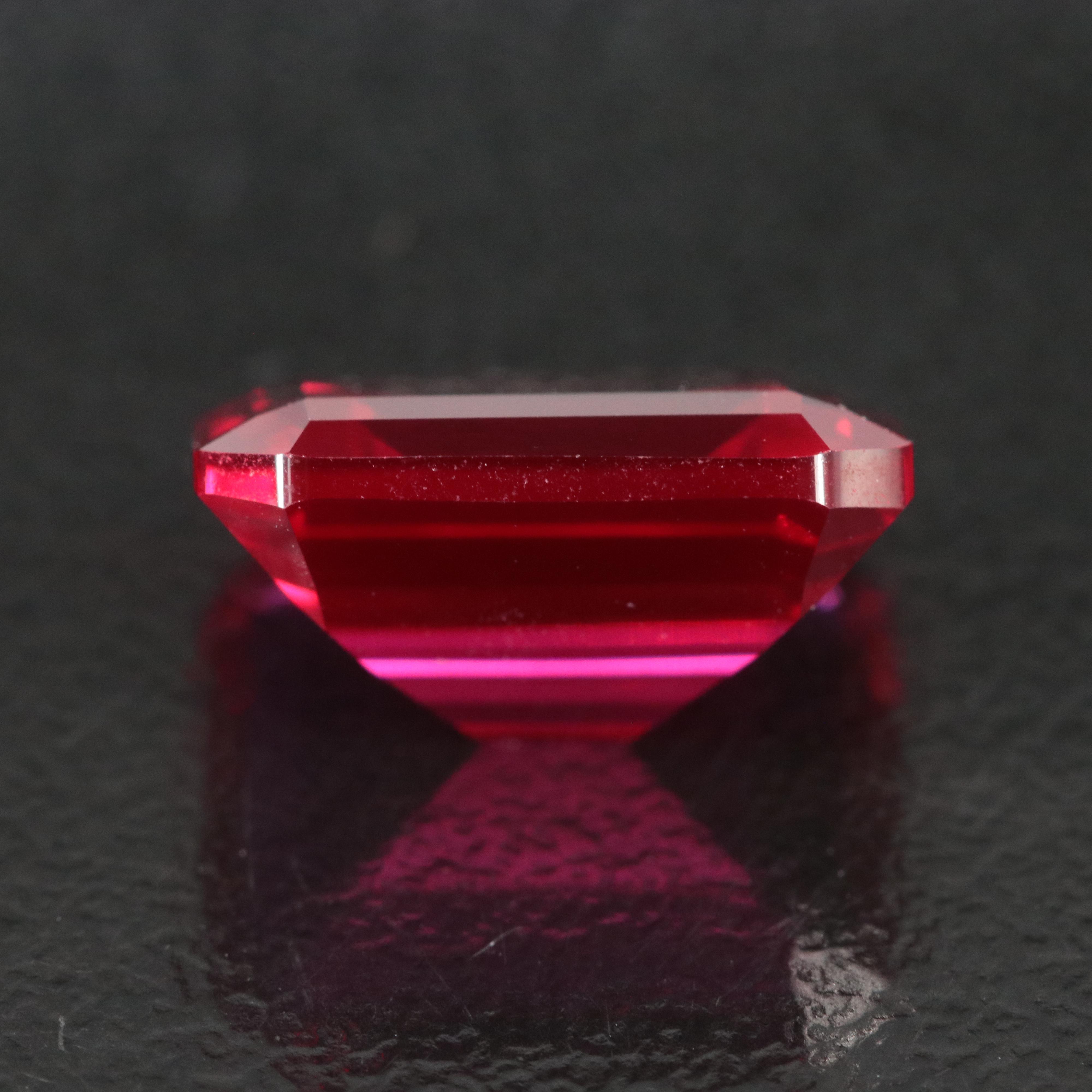 Loose 7.46 CT Lab Grown Ruby | EBTH
