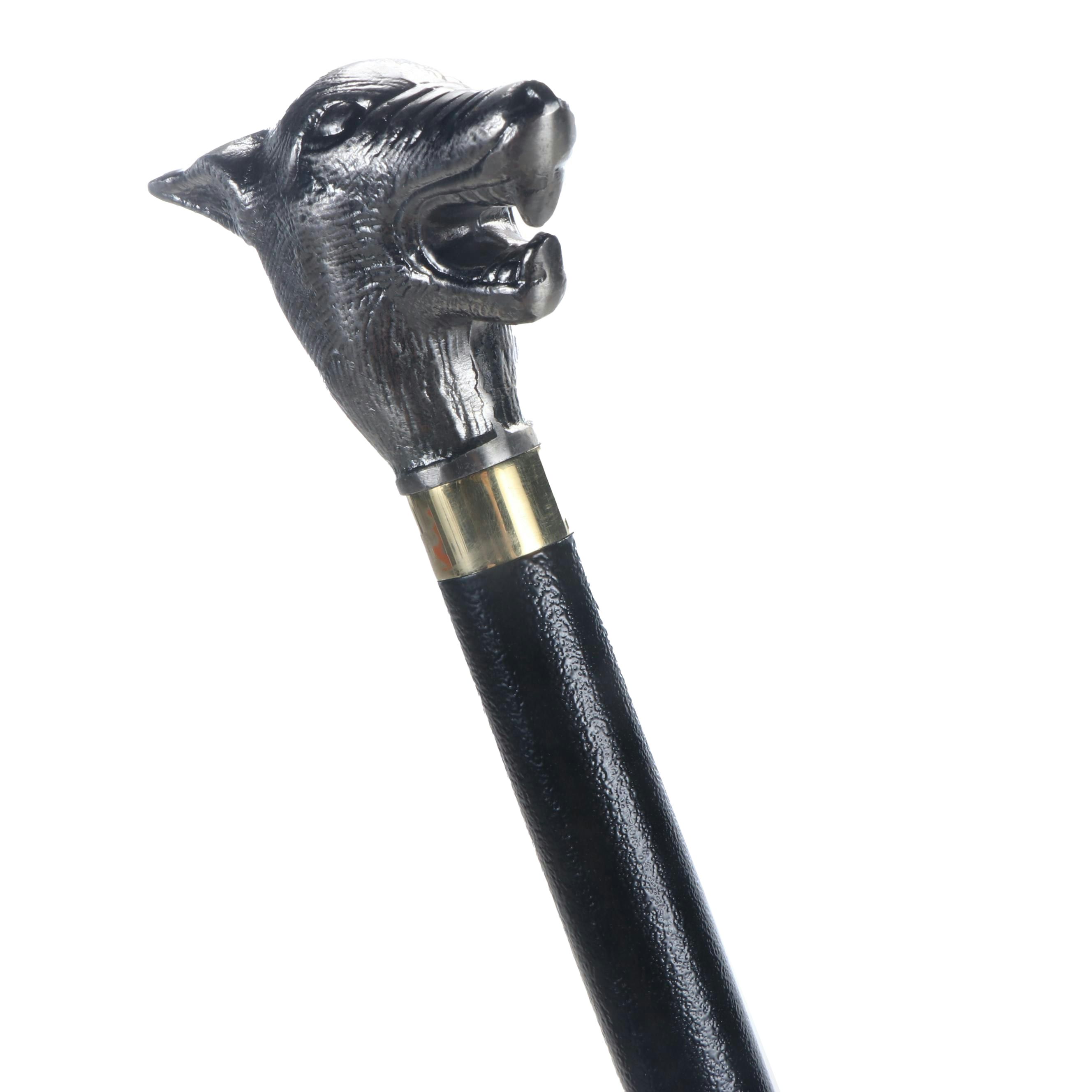 Snarling Dog Head Sword Cane | EBTH