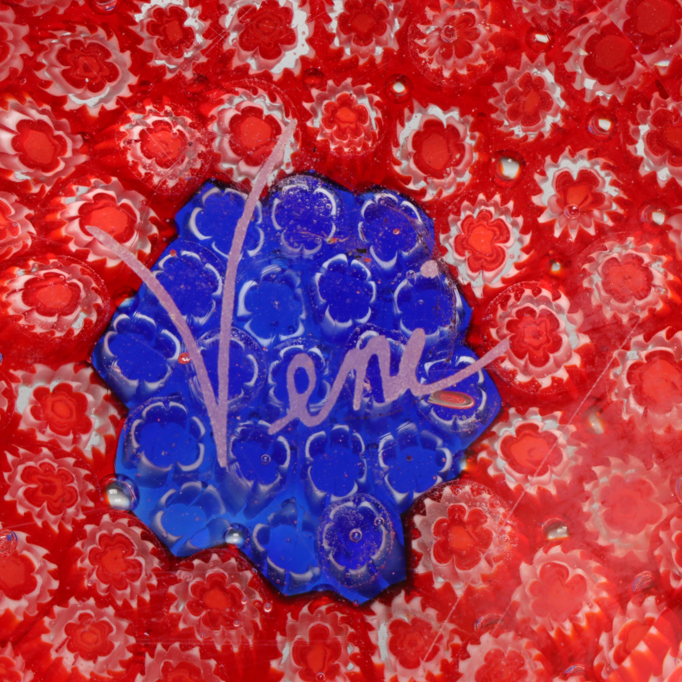 Veni Millefiori Art Glass Paperweights | EBTH