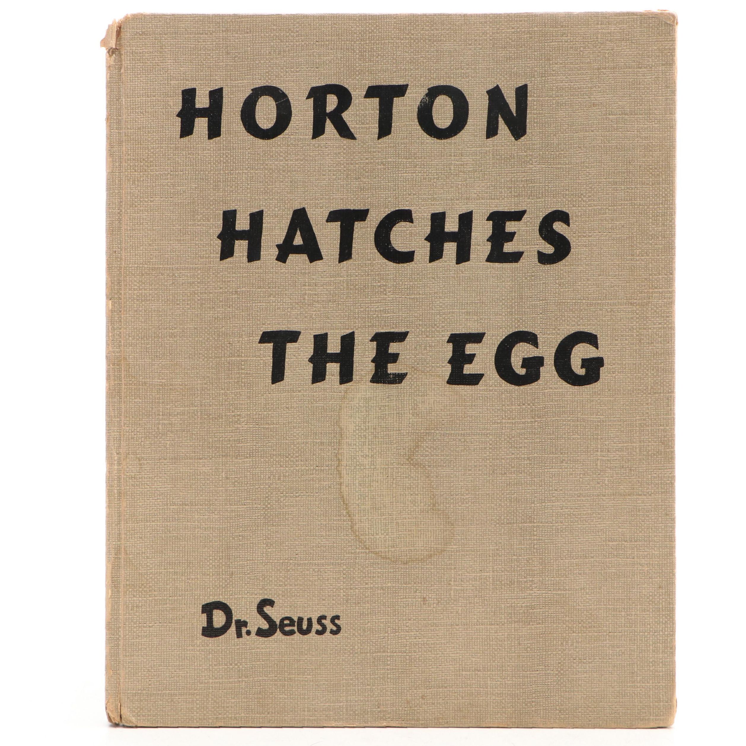 Illustrated "Horton Hatches the Egg" by Dr. Seuss, 1940 | EBTH