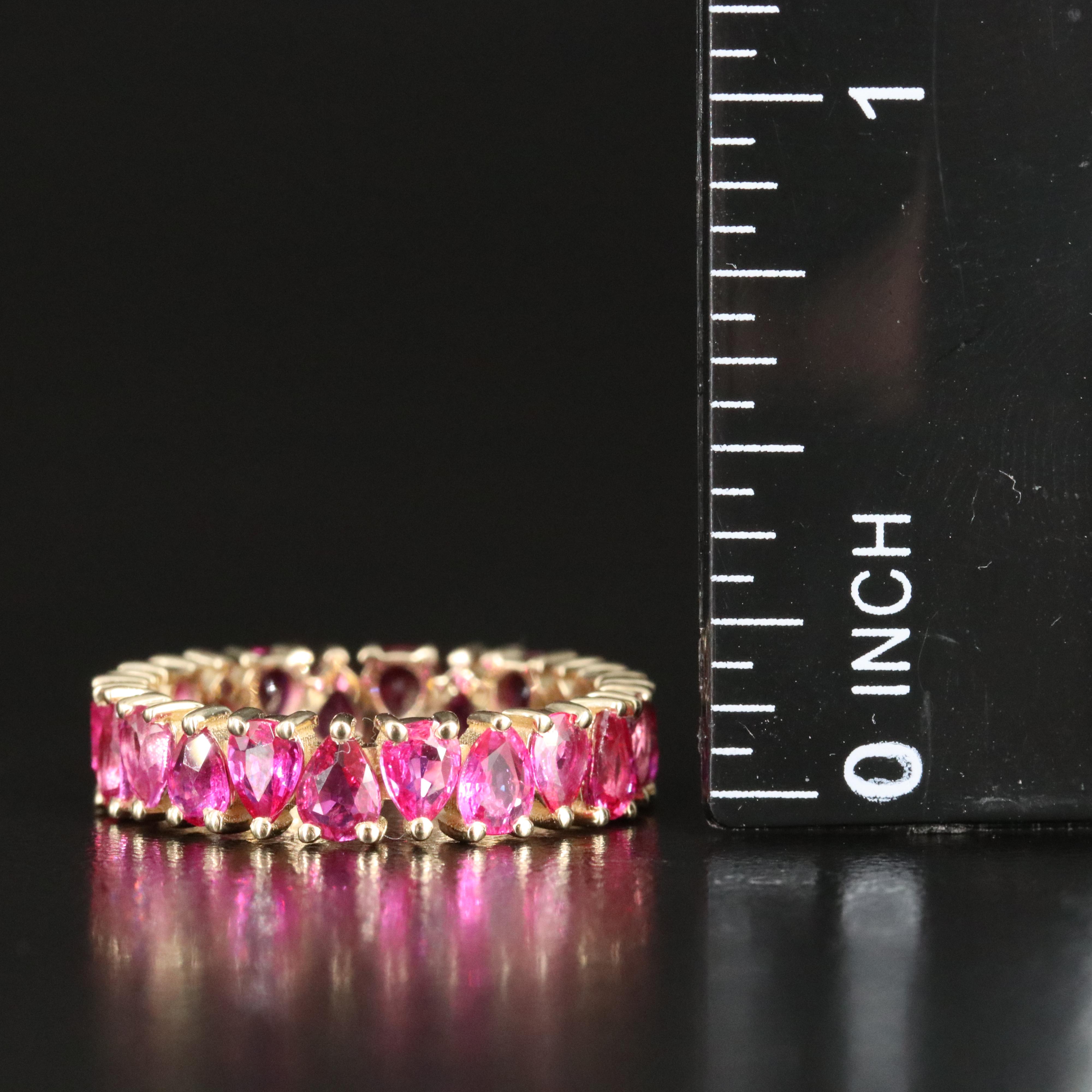 14K Ruby Eternity Band | EBTH