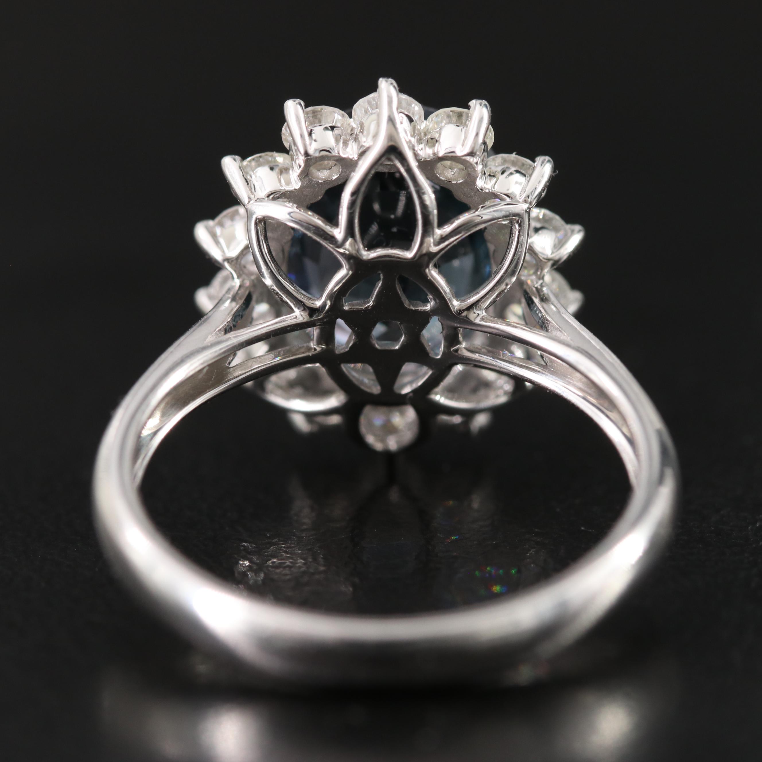 Michael Christoff 18K 4.10 CT Sapphire and Diamond Ring | EBTH